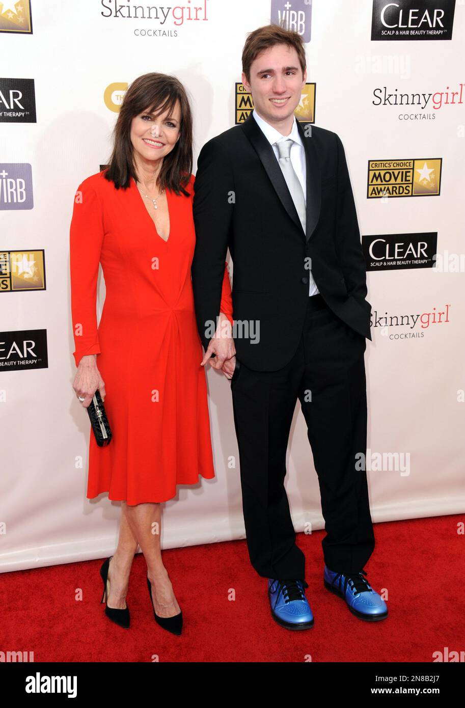 Sally Field, left, and Sam Greisman arrive at the 18th Annual Critics ...