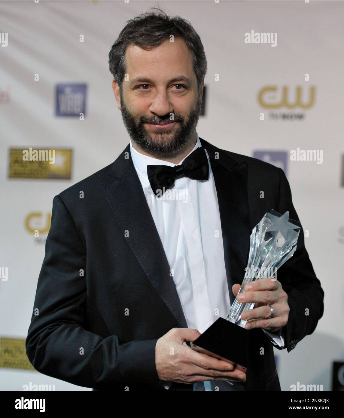 Judd Apatow poses backstage with the Critics' Choice Louis XIII Genius ...