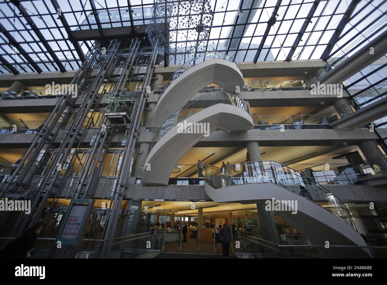 The interior of the Salt Lake City Library is shown Wednesday, Jan. 9 ...