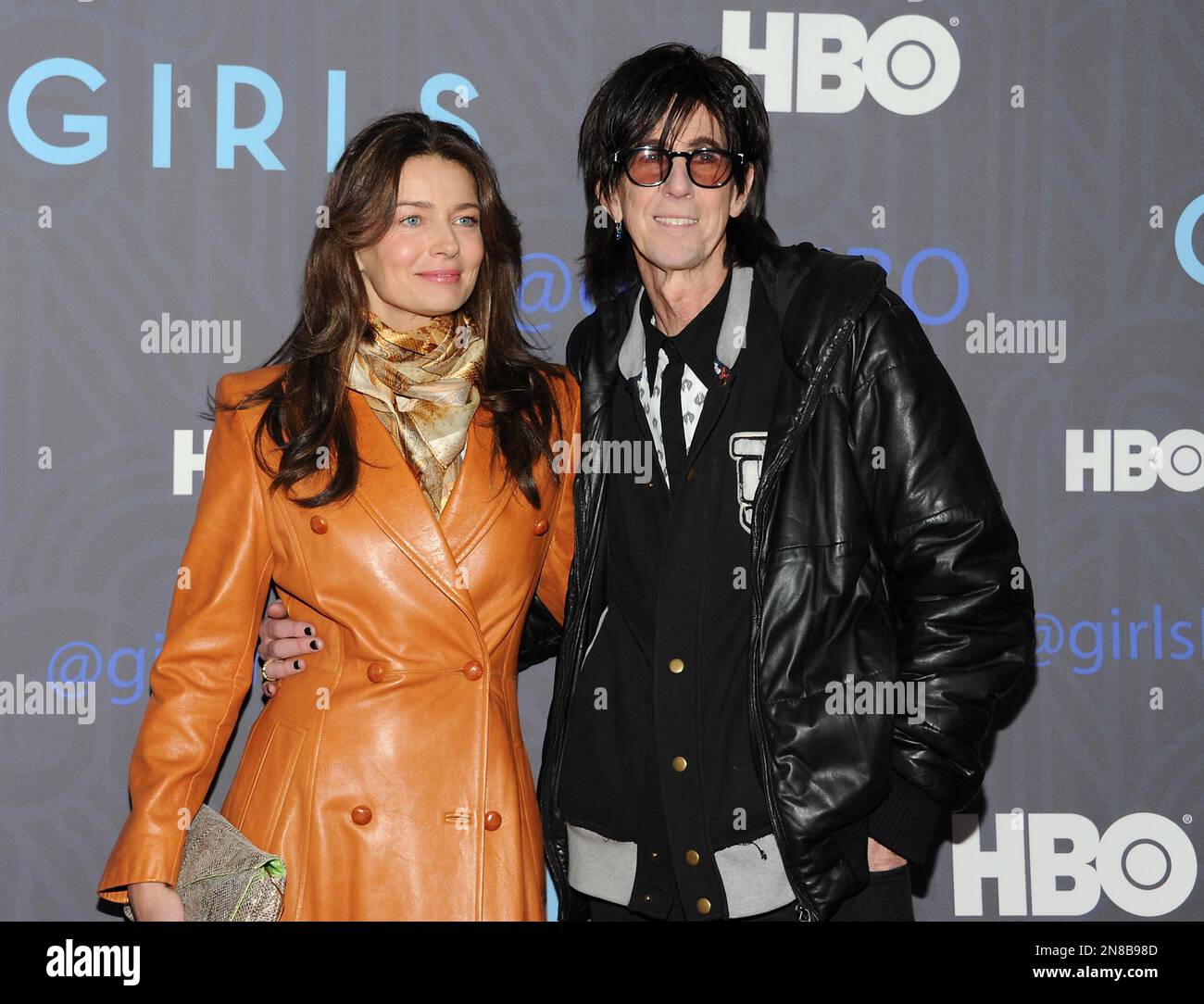 Musician Ric Ocasek and wife model Paulina Porizkova attend the HBO ...