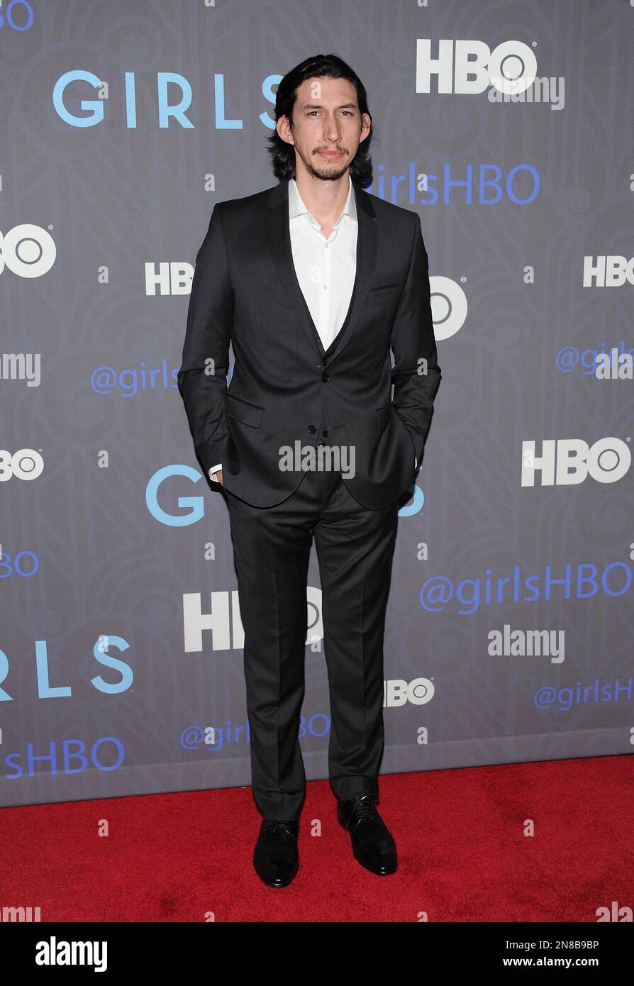 Actor Adam Driver attends the HBO premiere of "Girls" at the NYU ...