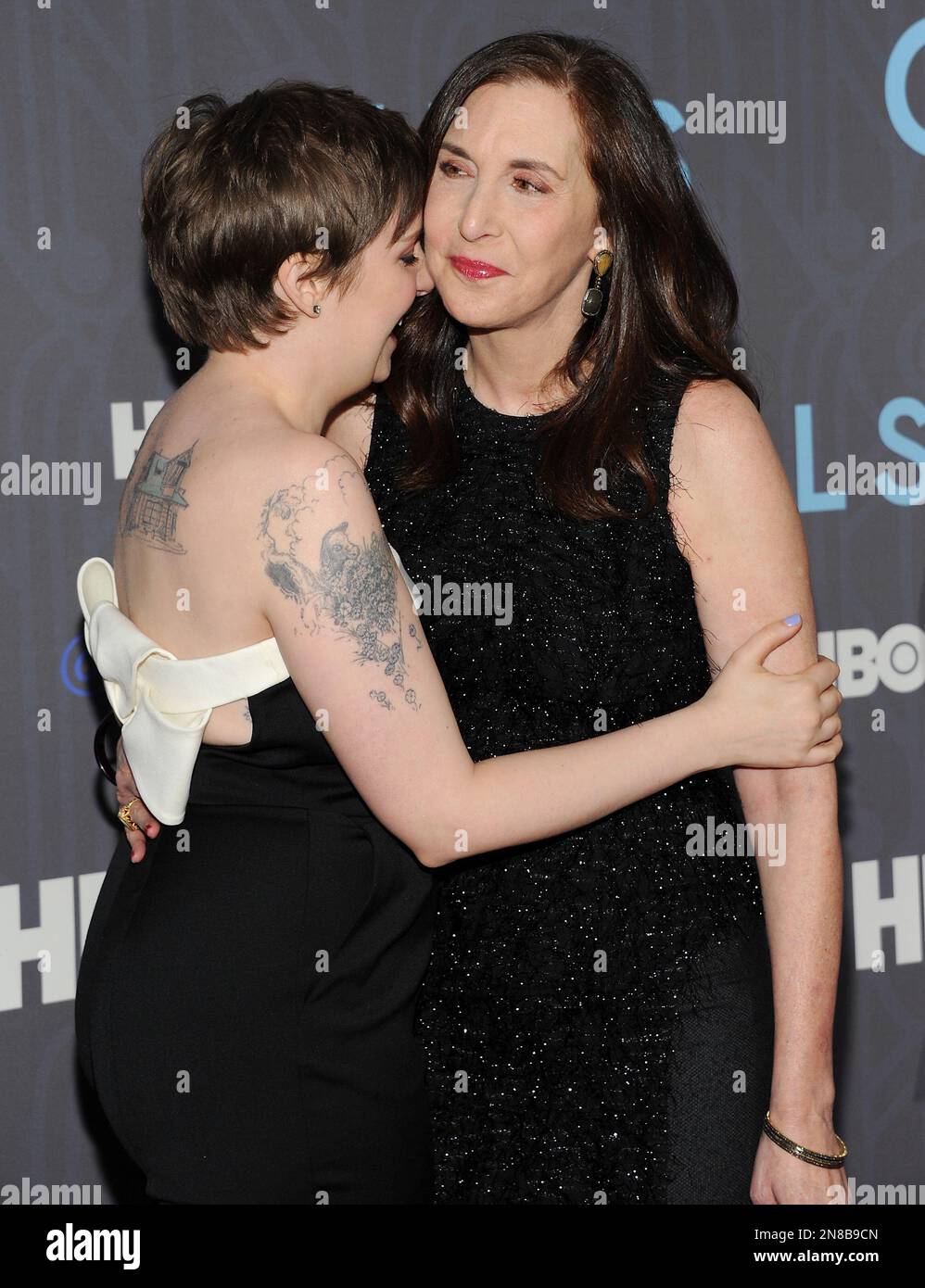 Creator, executive producer and actress Lena Dunham poses with her ...