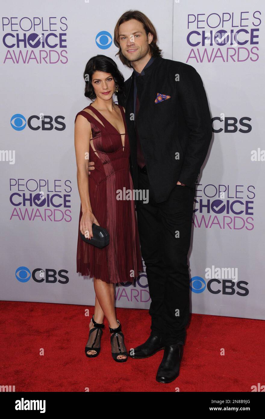 Jared Padalecki, right, and Genevieve Padalecki arrive at the People’s ...