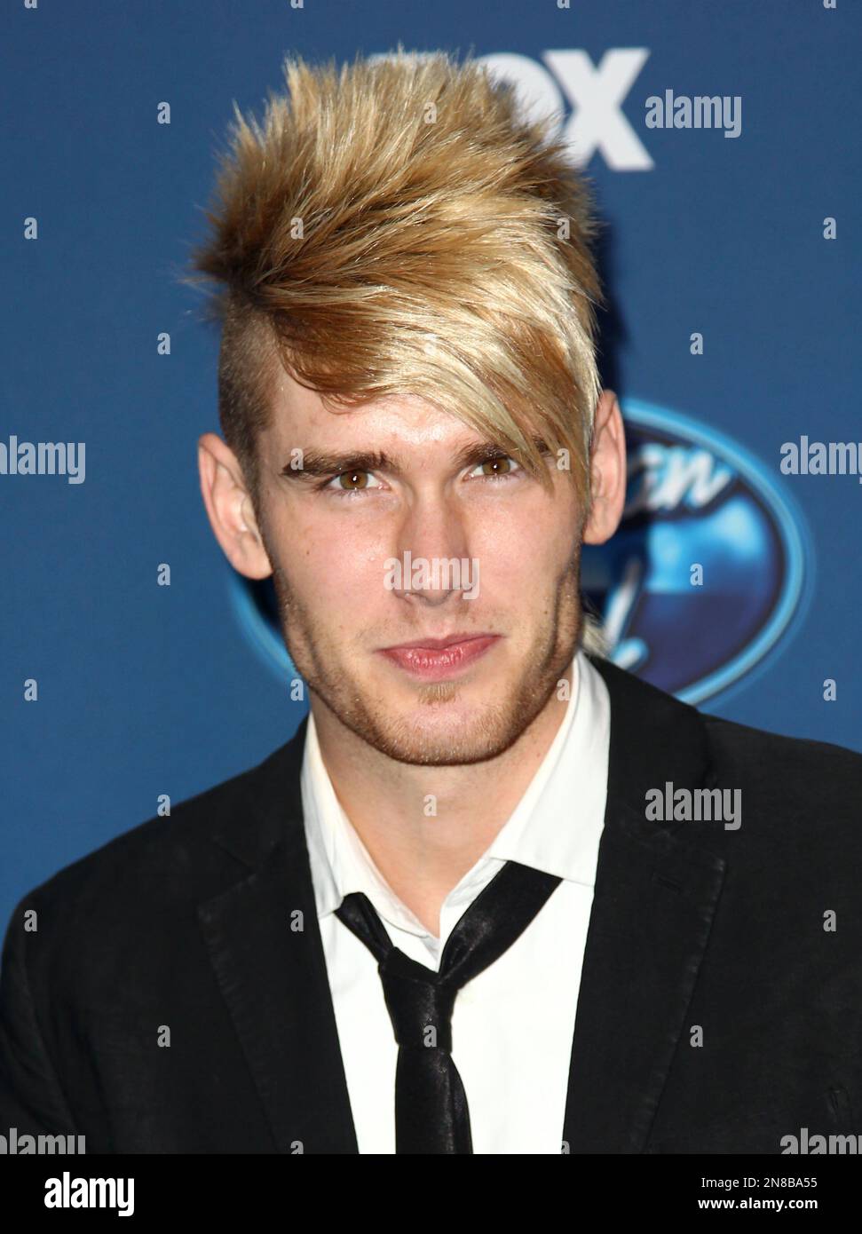 Colton Dixon attends the American Idol premiere event at Royce Hall on ...