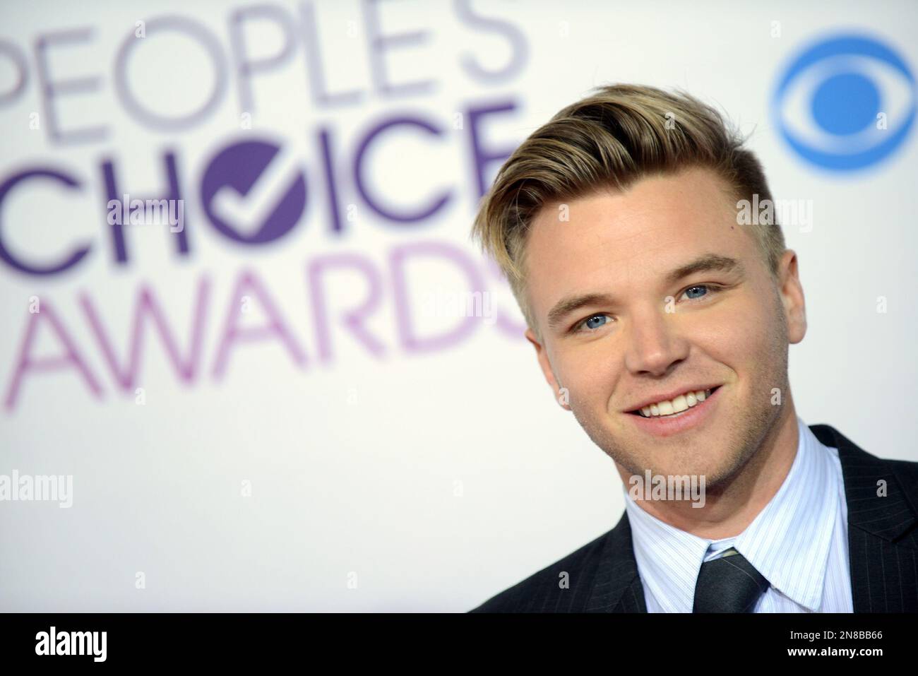 Brett Davern arrives at the People’s Choice Awards at the Nokia Theatre ...