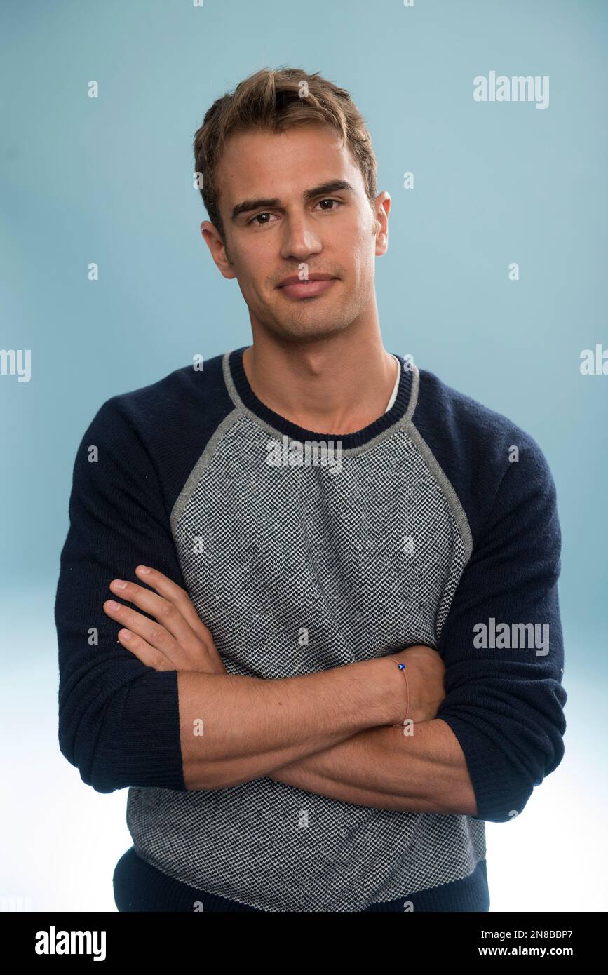 English actor and star of the CBS series GOLDEN BOY Theo James poses ...