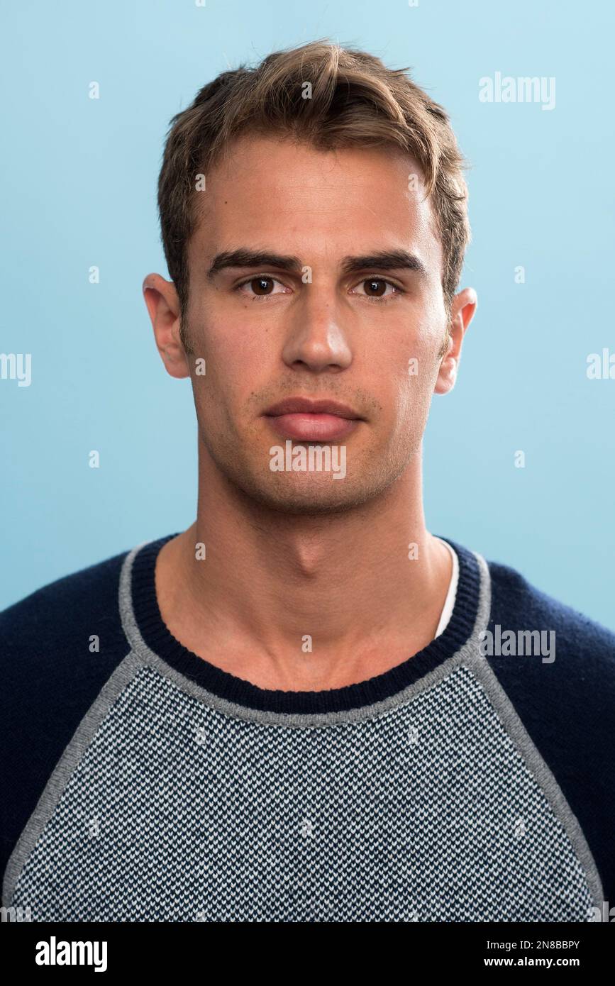 English actor and star of the CBS series GOLDEN BOY Theo James poses ...
