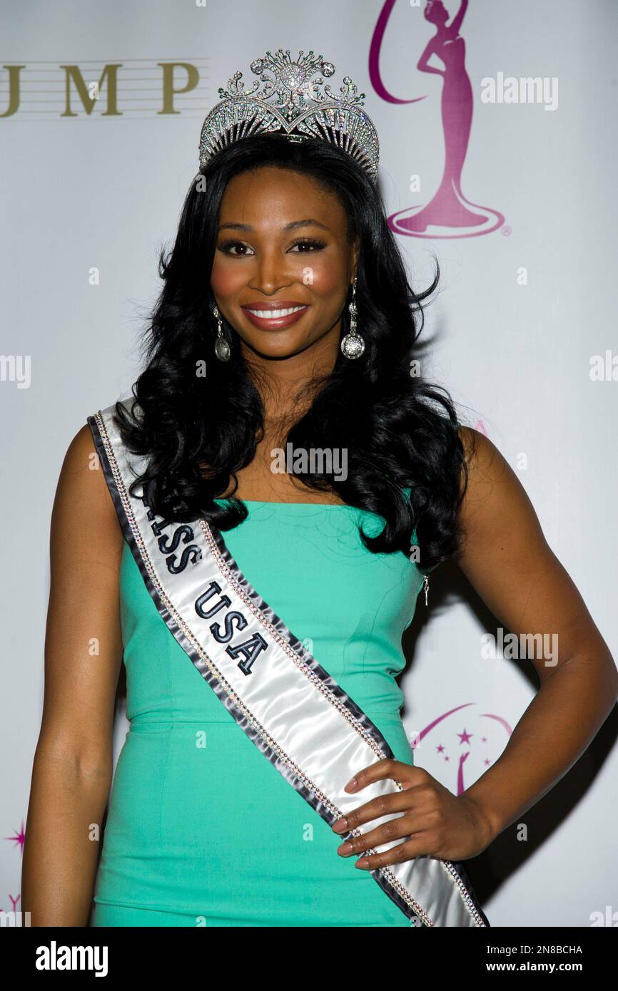 Nana Meriwether appears at a press event where she was crowned the new ...