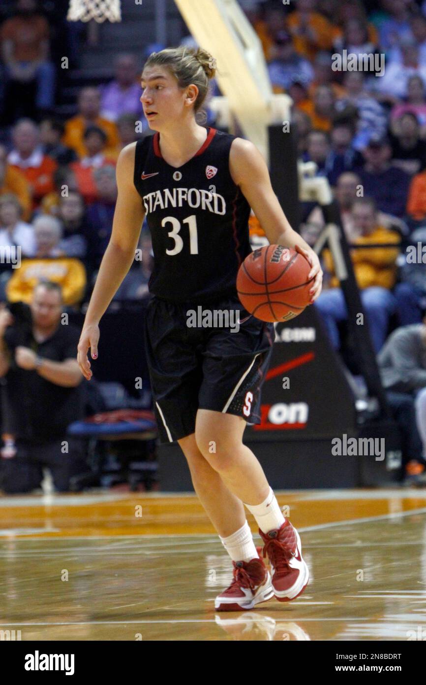 Stanford guard Toni Kokenis (31) in the first half of an NCAA college ...