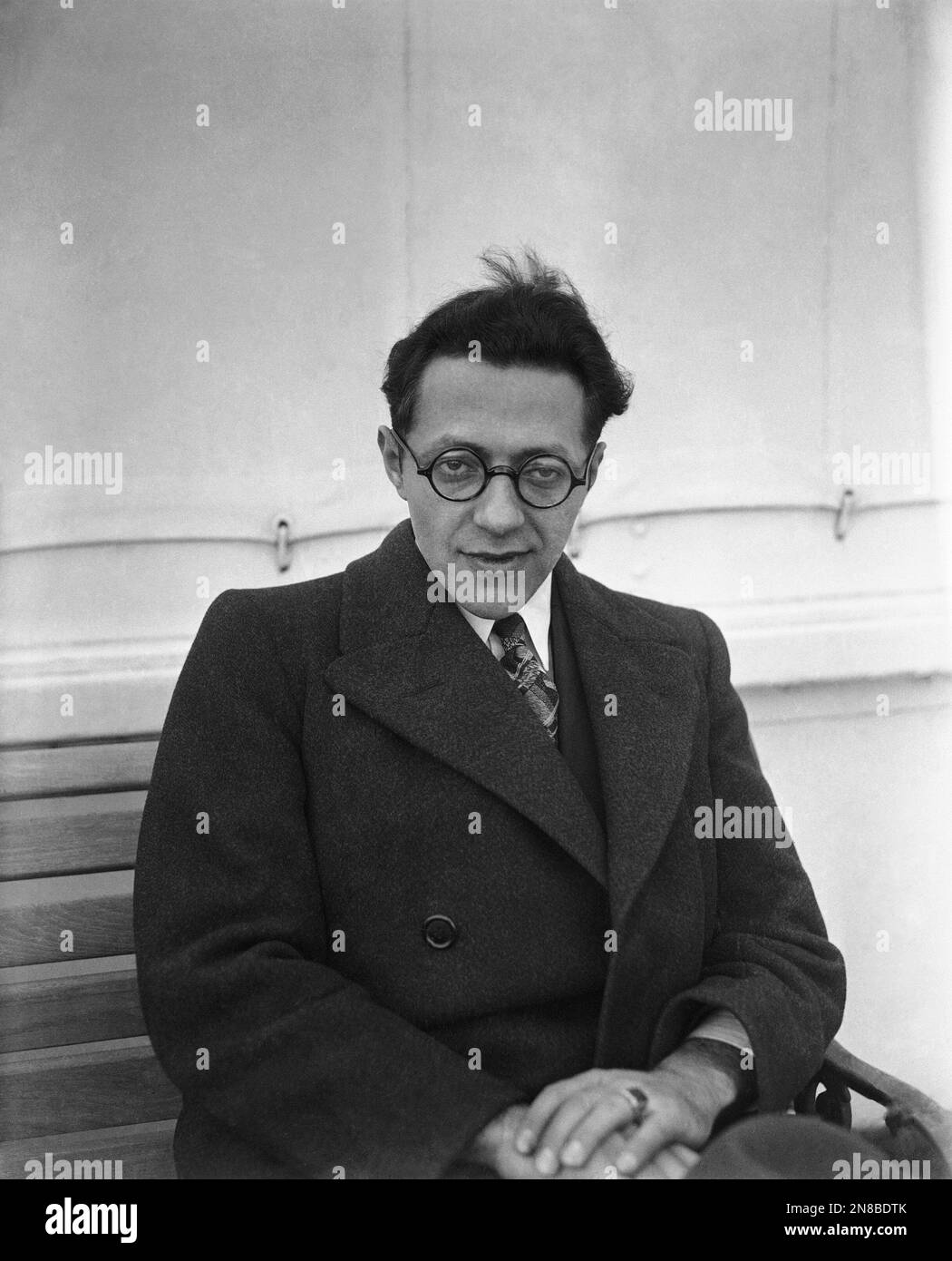 Willy Ley, German rocket experimenter, is shown July 24, 1935. (AP ...
