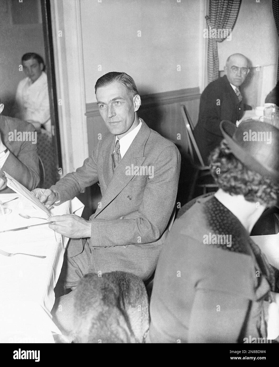 Hans Kloppenburg, Bronx friend of Bruno Richard Hauptmann, is shown in ...