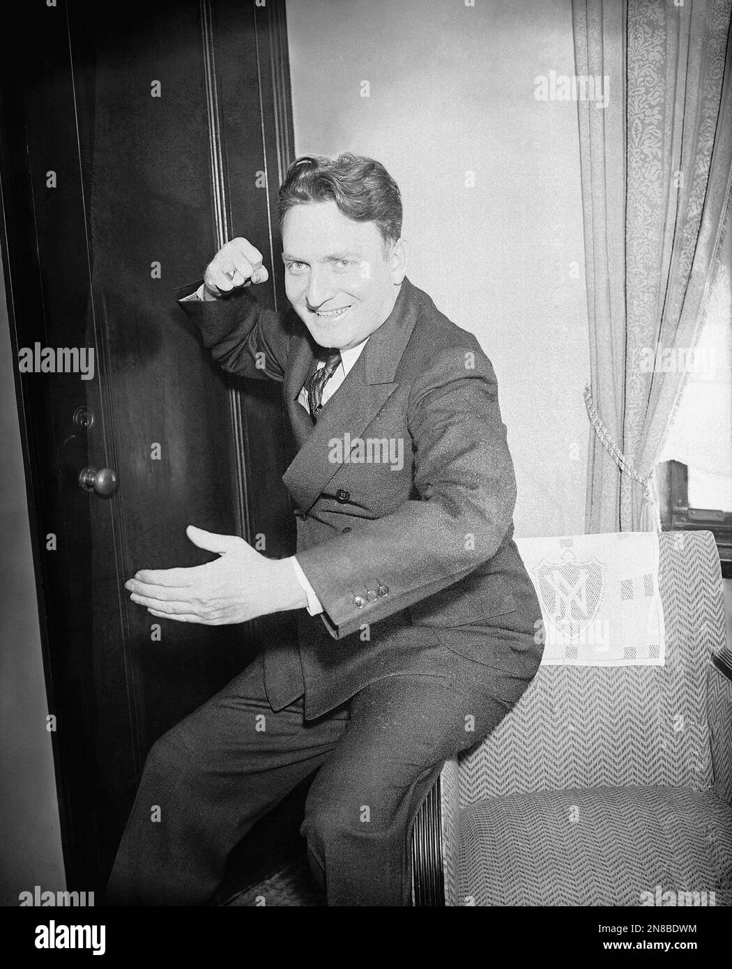 The Reverend Gerald L.K. Smith, who quit his Shreveport, La., parish to ...