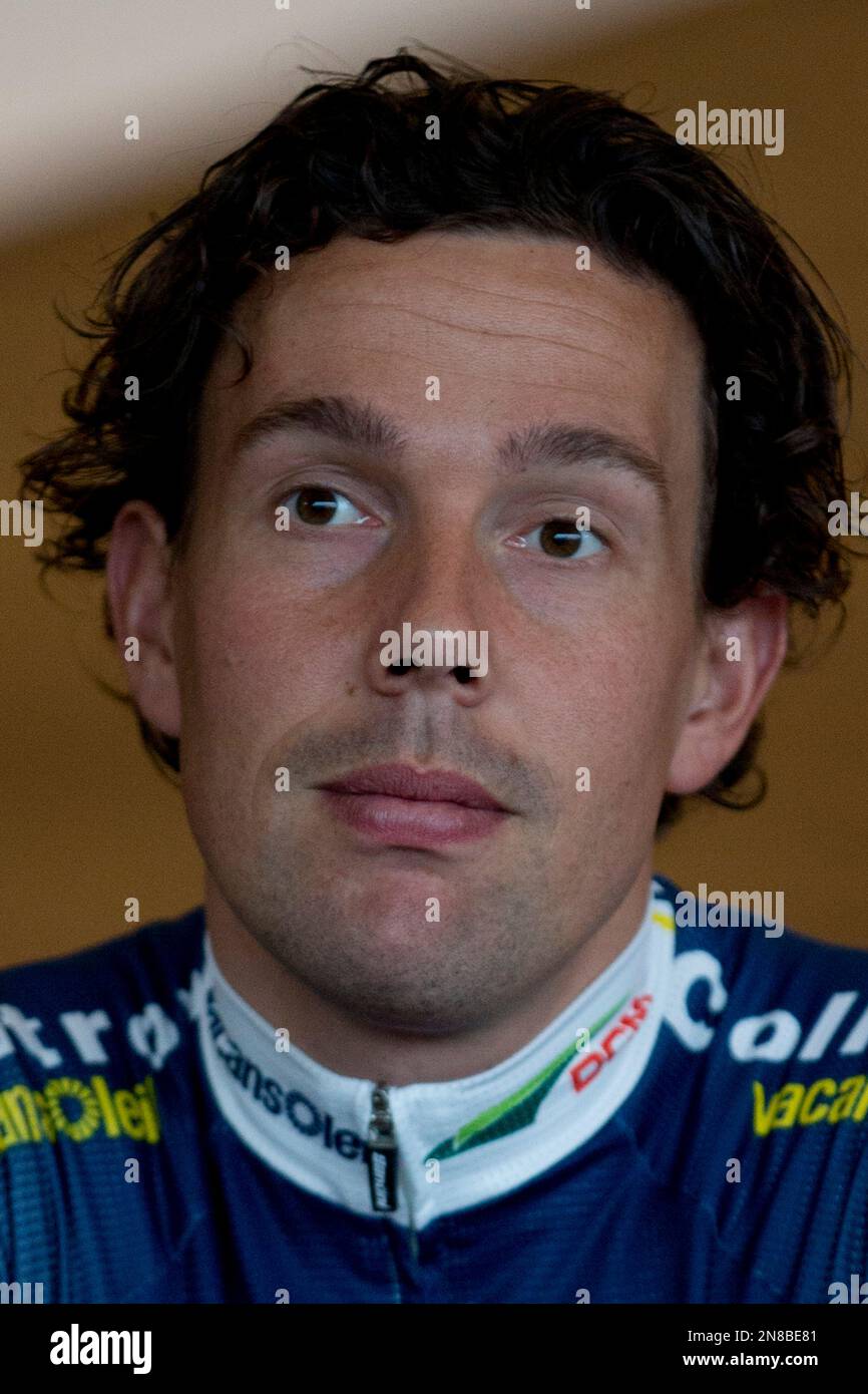 Kenny van Hummel during the Vacansoleil DCM cycling team presentation ...