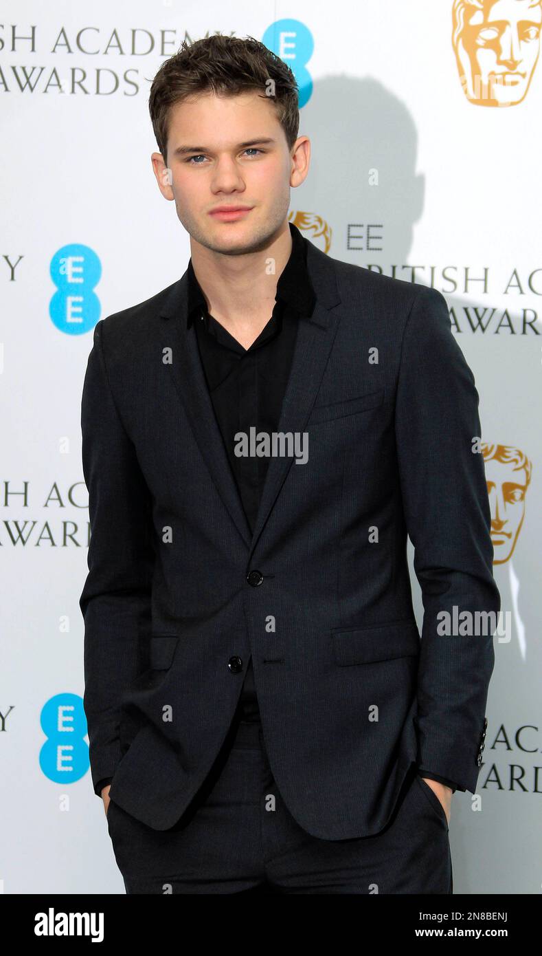 British actor Jeremy Irvine poses during a photo call after announcing ...