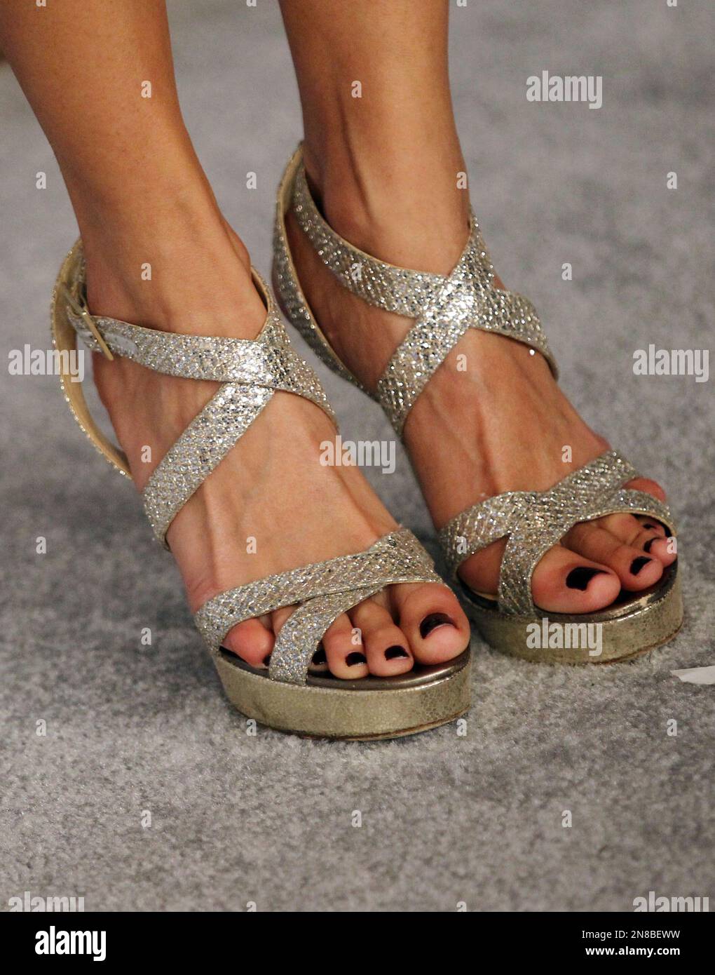Noureen DeWulf arrives at the Winter TCA Fox All-Star Party at the ...