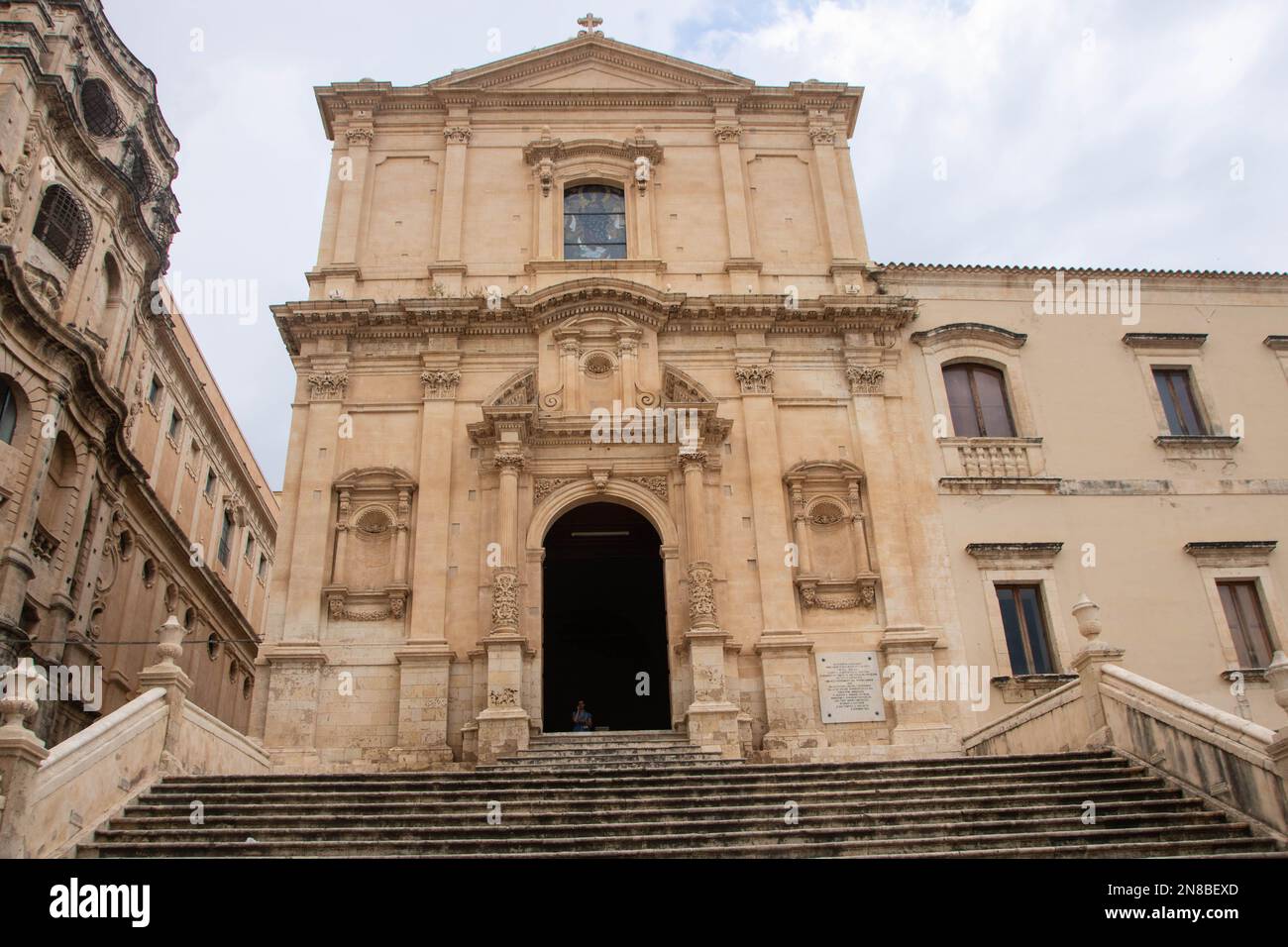 At Noto, Italy/ On 08/01/22, The Church of San Francesco d’Assisi all ...
