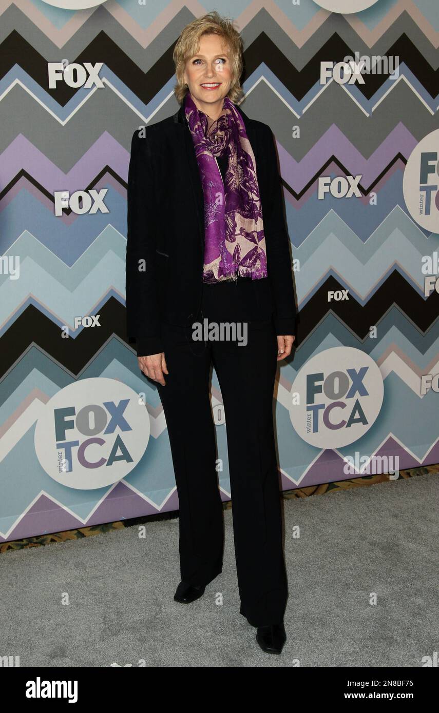 Jane Lynch arrives at the Winter TCA Fox All-Star Party at the Langham ...