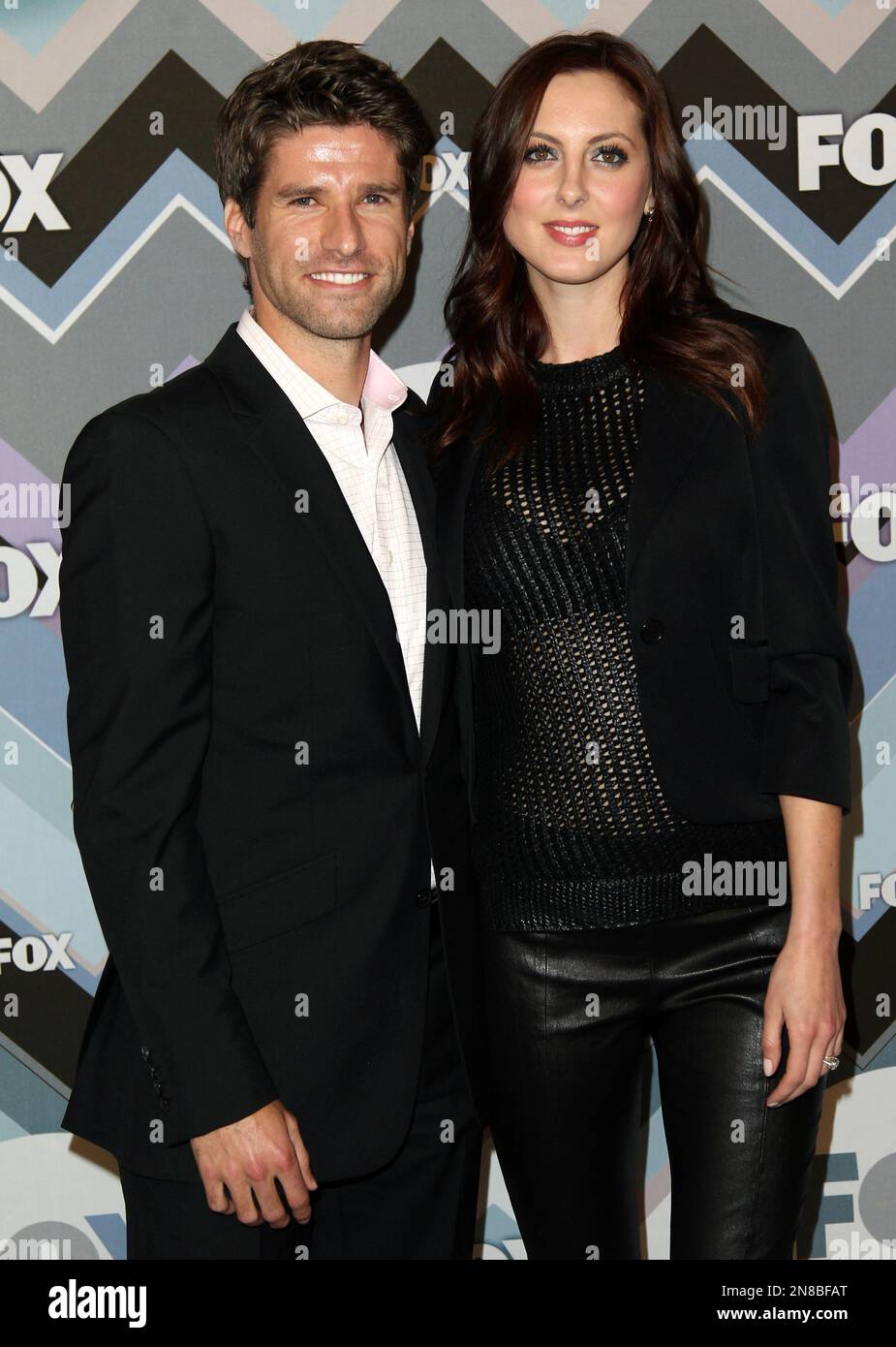 Eva Amurri, right, and Kyle Martino arrive at the Winter TCA Fox All ...