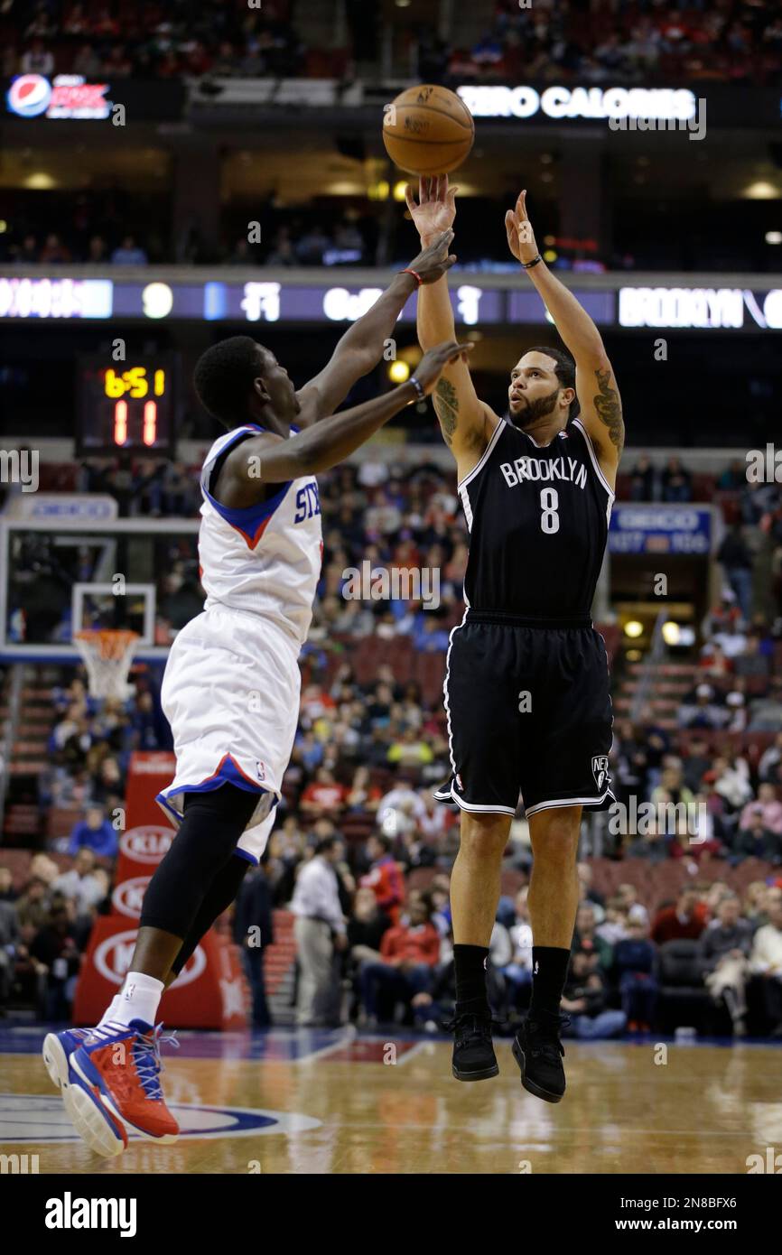 Brooklyn Nets' Deron Williams in action during an NBA basketball game ...