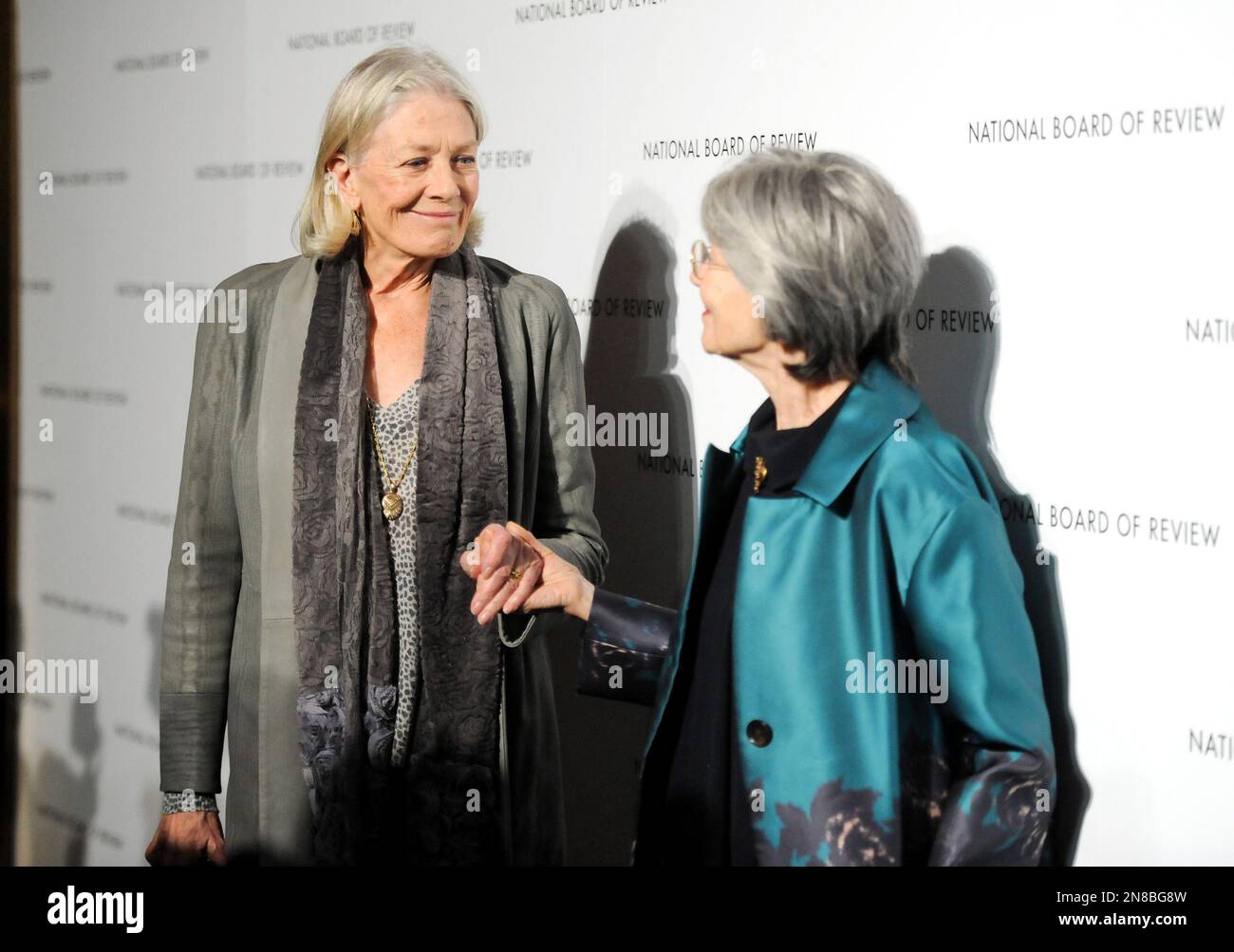Actresses Vanessa Redgrave, left, and Emmanuelle Riva attend the ...