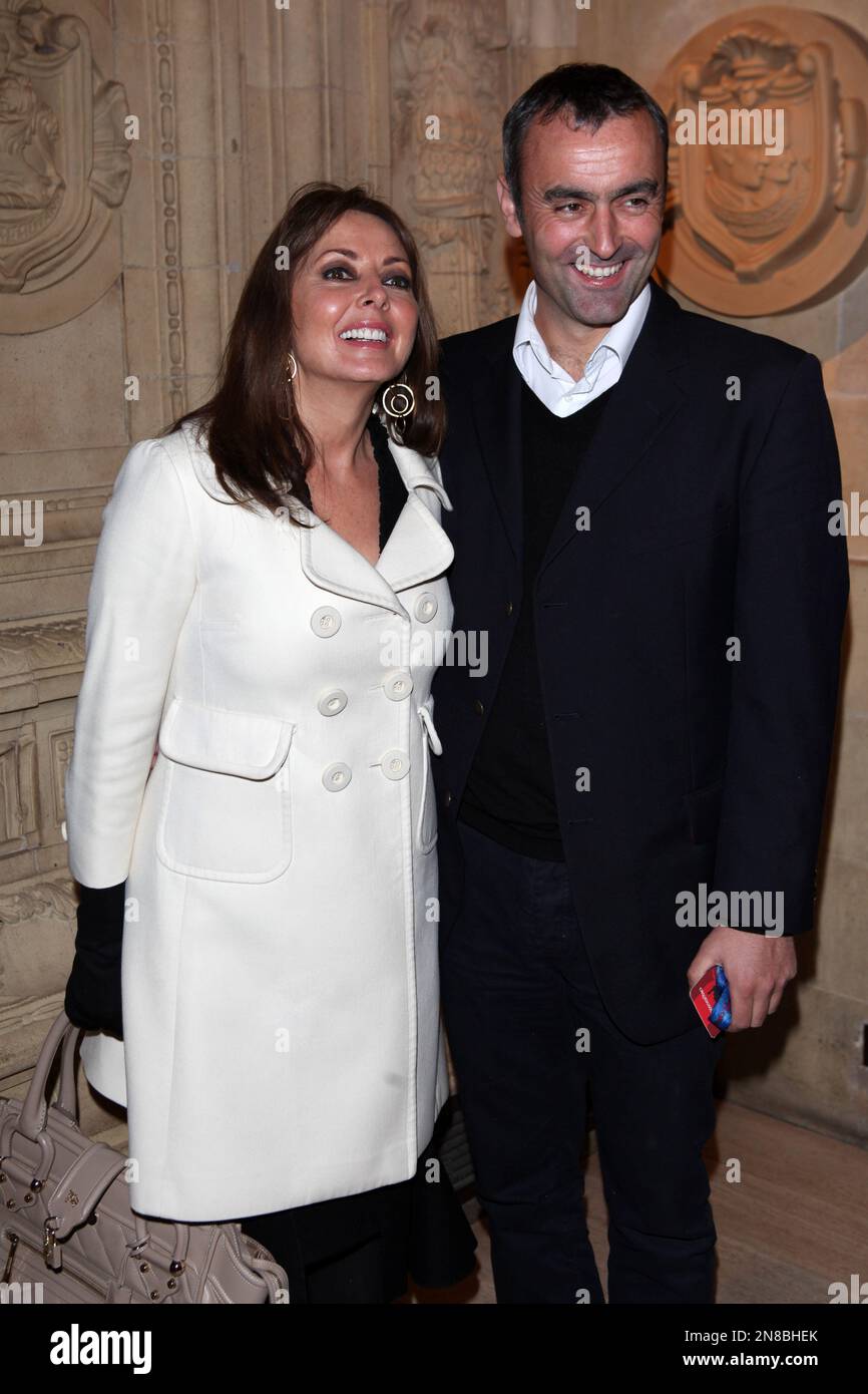 Carol Vorderman, Graham Duff seen at the European premiere of Cirque Du ...