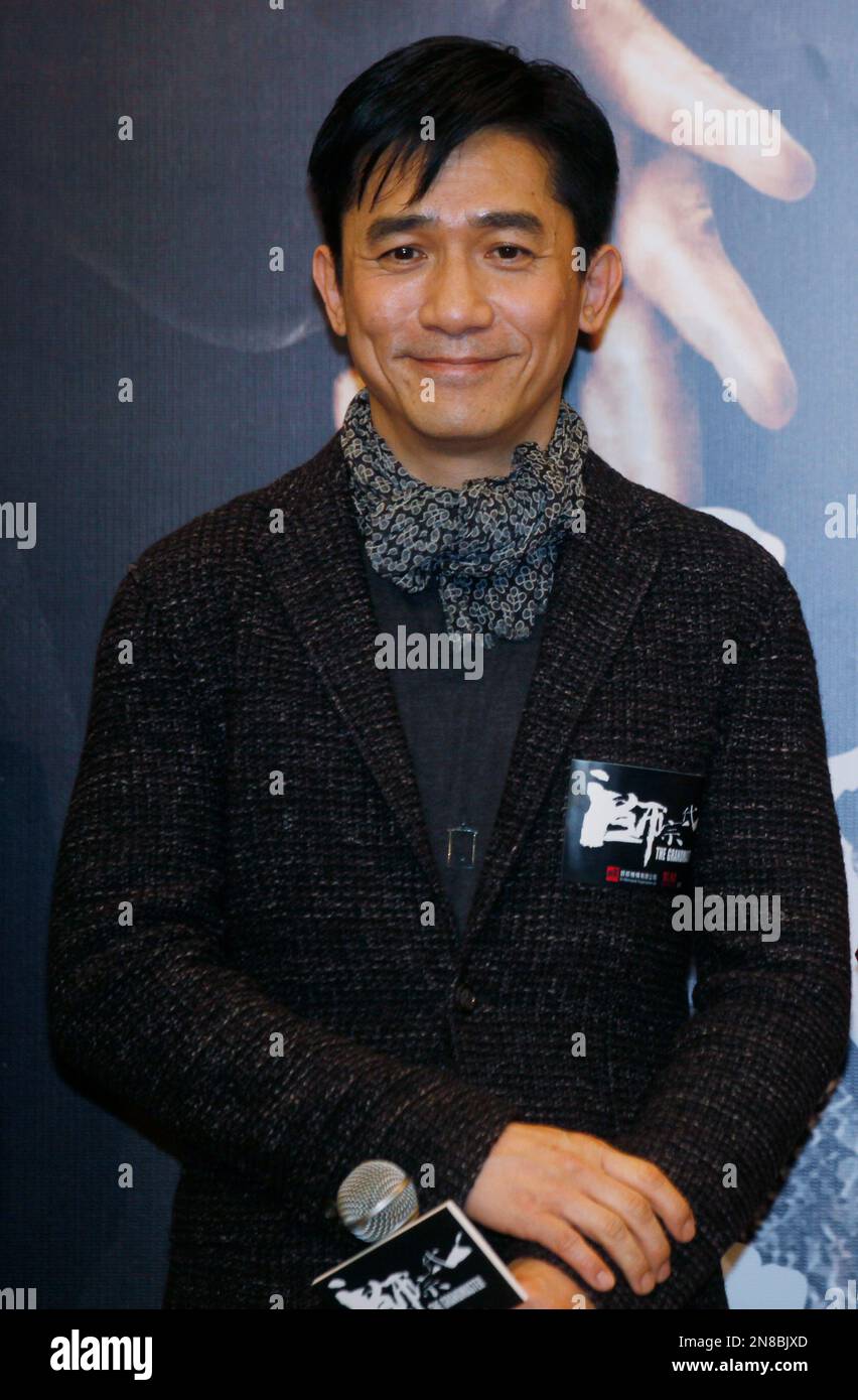 Hong Kong actor Tony Leung poses for the photographers during the ...