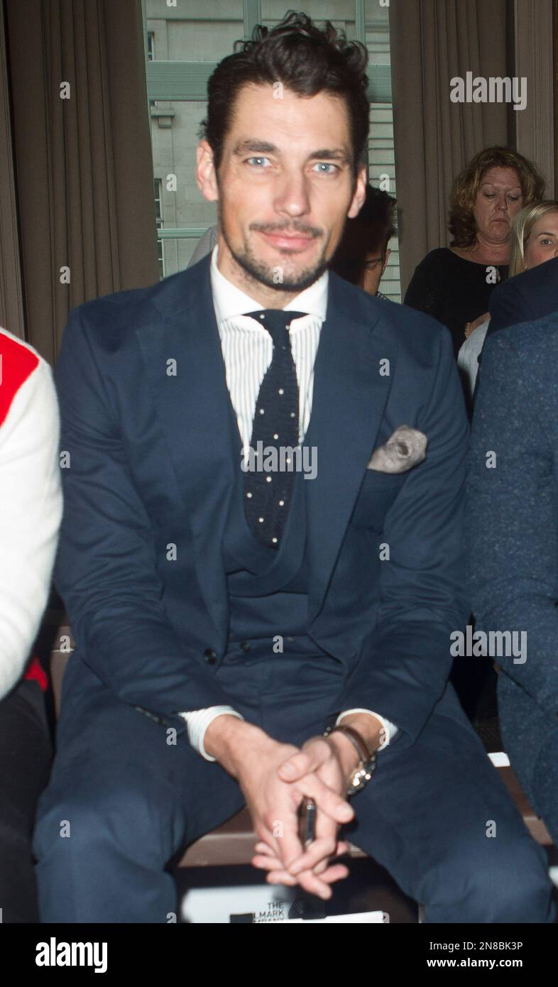 David Gandy Blue Suit