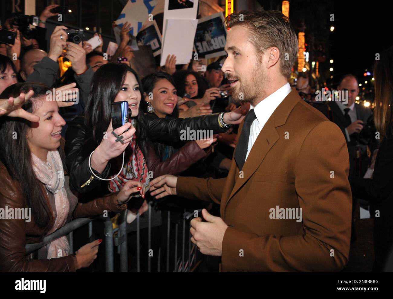Ryan Gosling attends the LA premiere of "Gangster Squad" at Grauman's ...