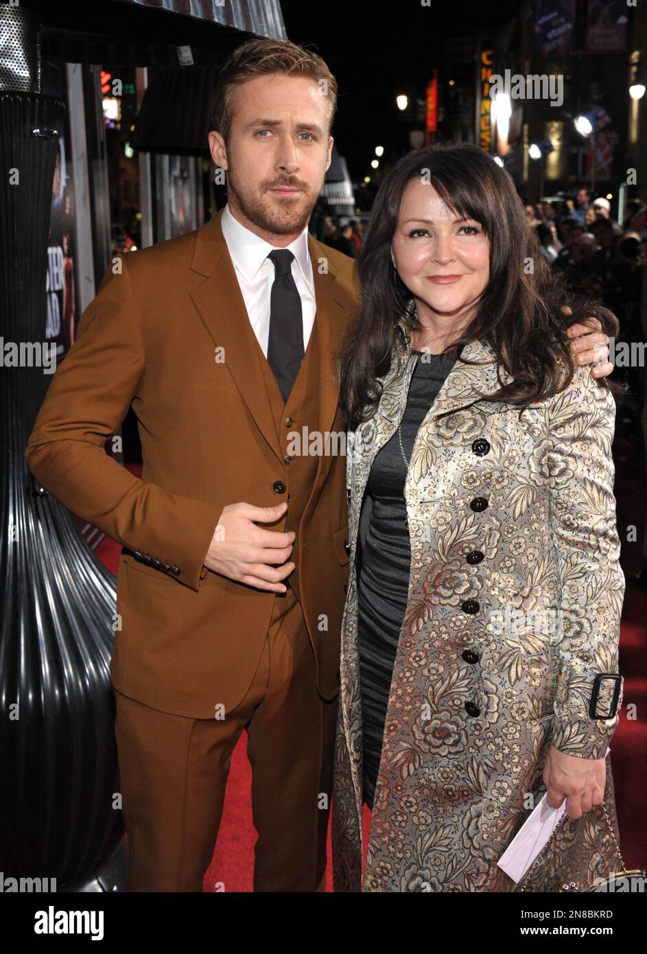 Ryan Gosling and Donna Gosling attend the LA premiere of "Gangster ...