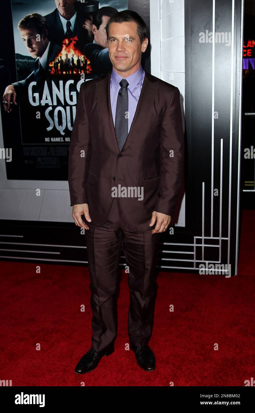 Cast member Josh Brolin attends the LA premiere of "Gangster Squad" at ...