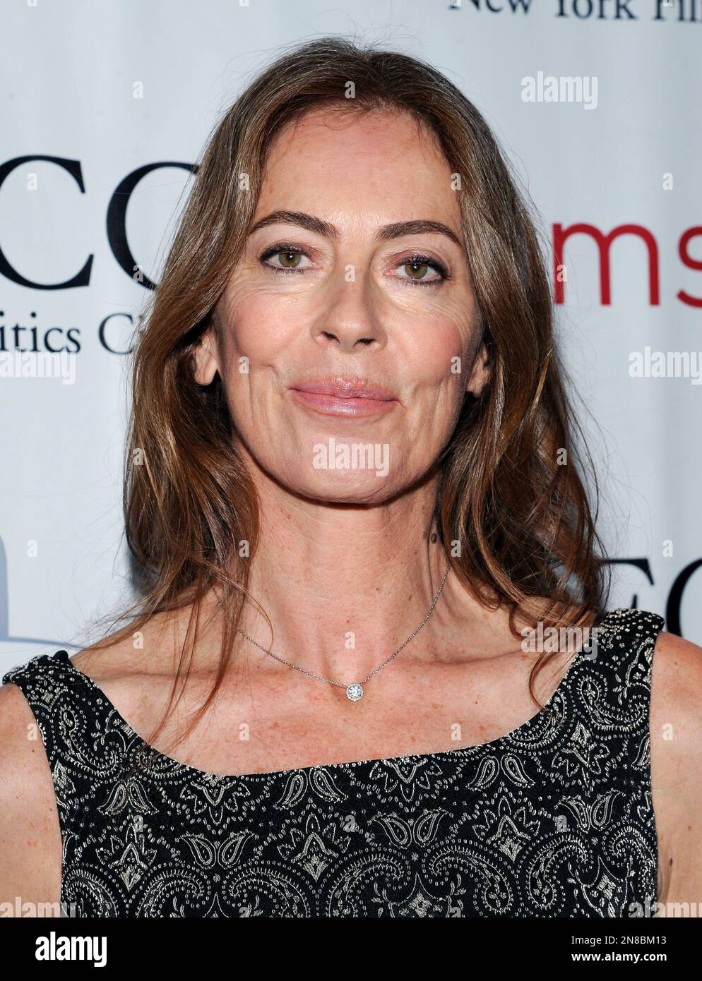 Director Kathryn Bigelow arrives at the New York Film Critics Circle ...