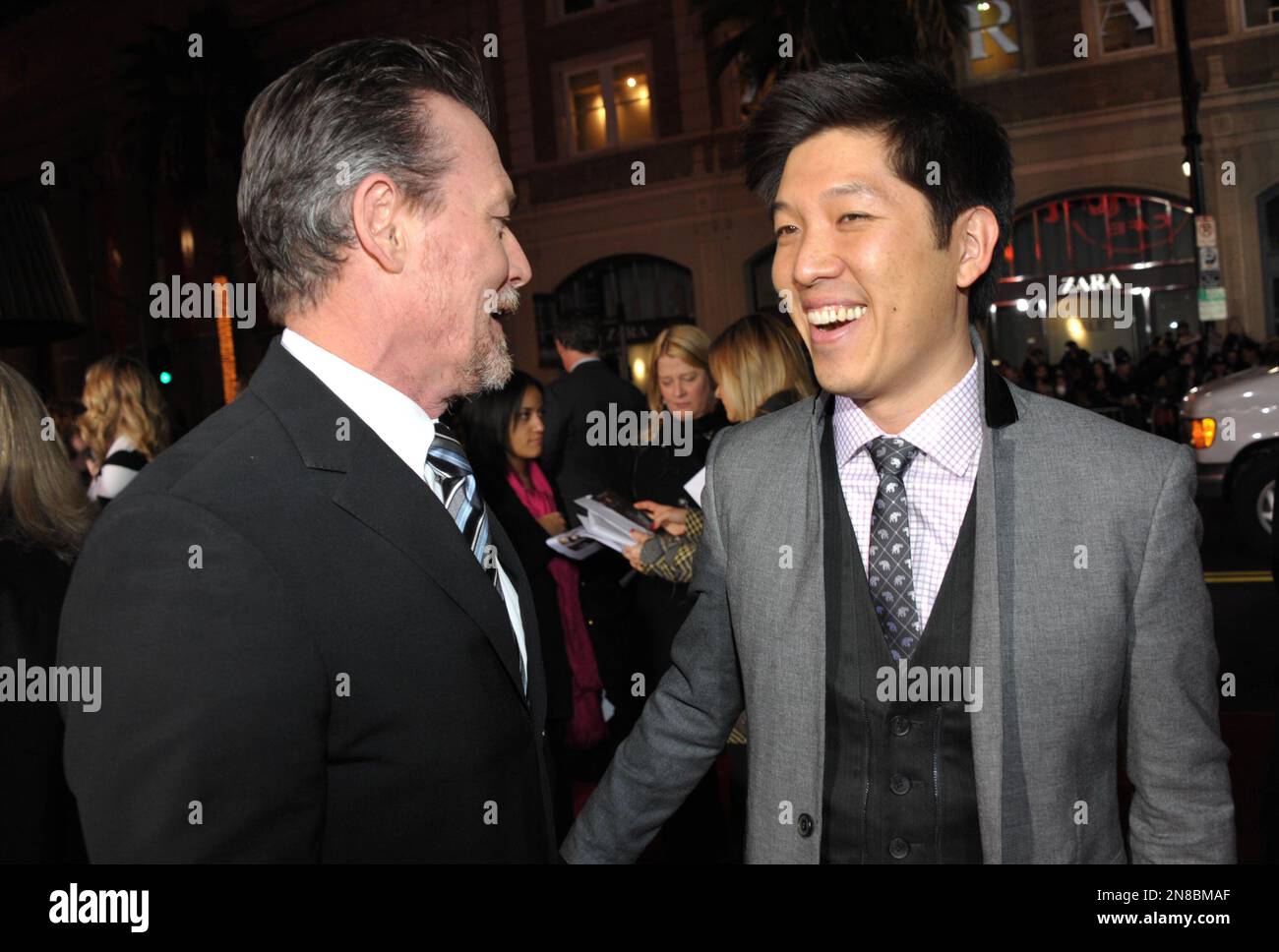 Robert Patrick and Dan Lin attend the LA premiere of "Gangster Squad ...