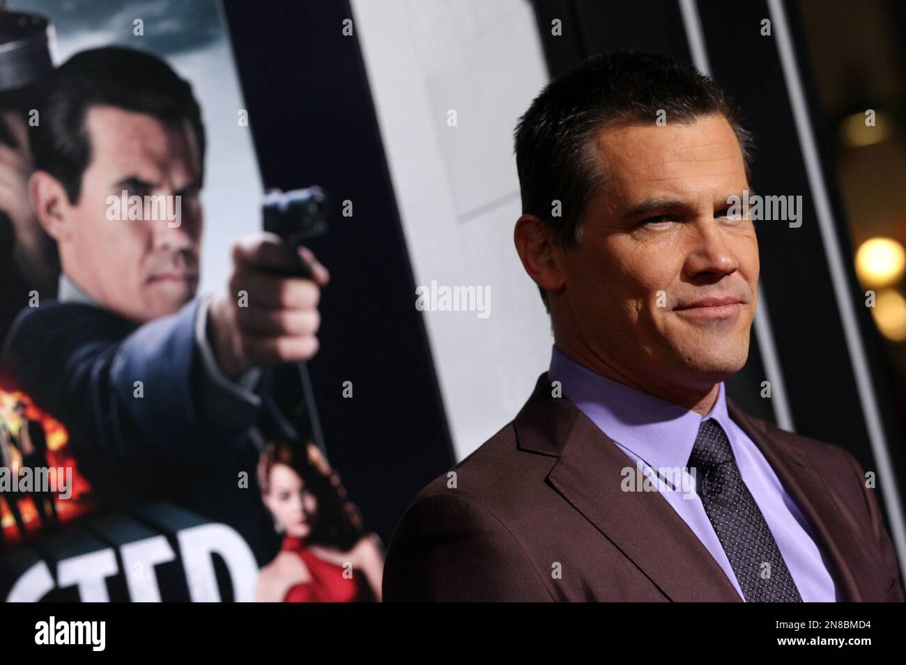 Cast member Josh Brolin attends the LA premiere of "Gangster Squad" at ...