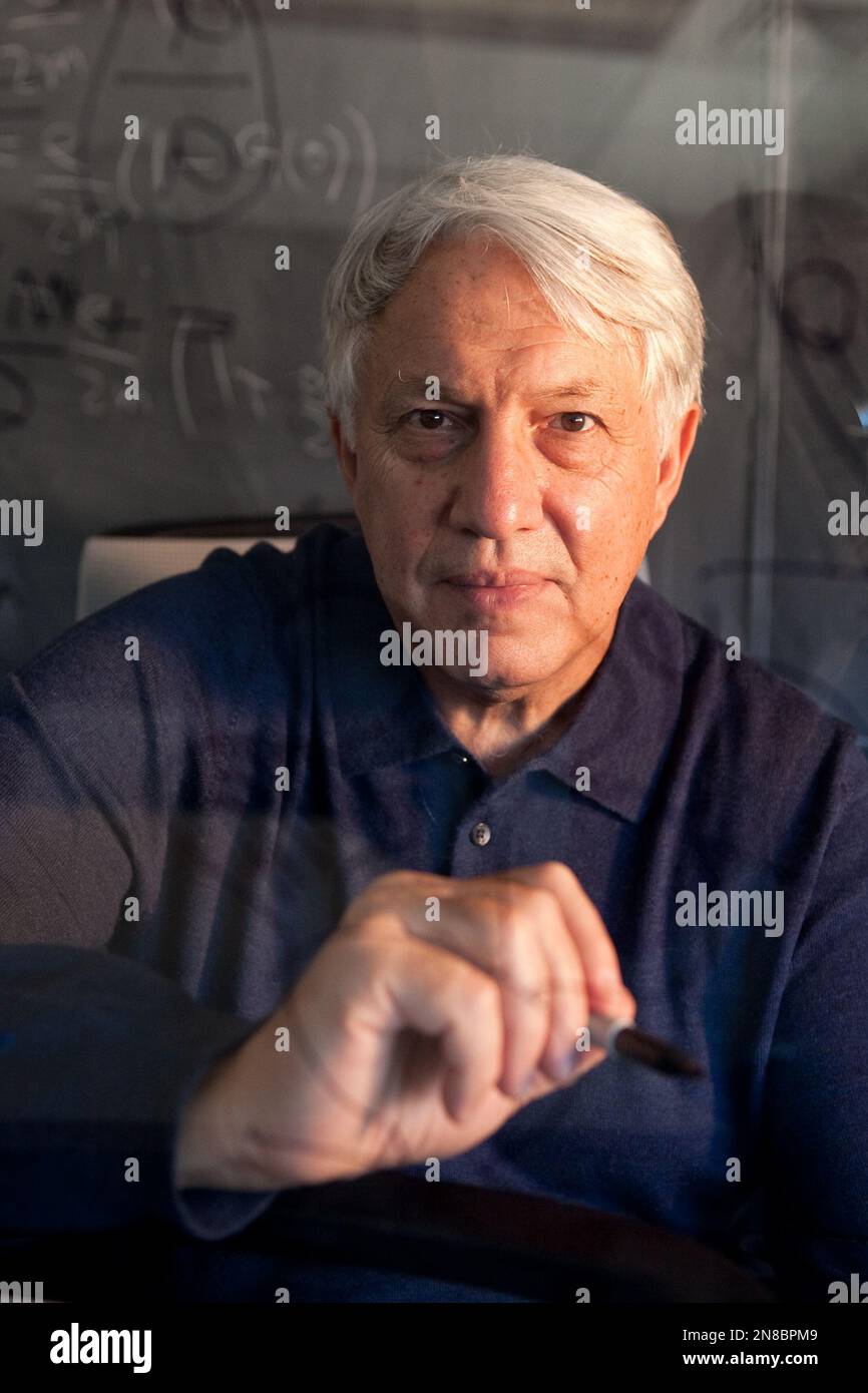 Andrei Linde, a Russian-American theoretical physicist, in his office ...