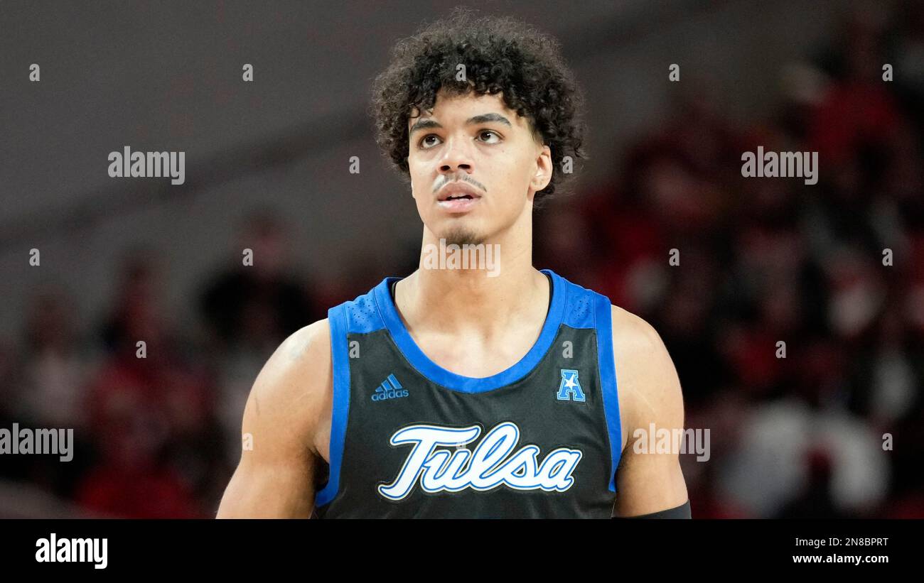 Tulsa guard Anthony Pritchard during the first half of an NCAA college ...