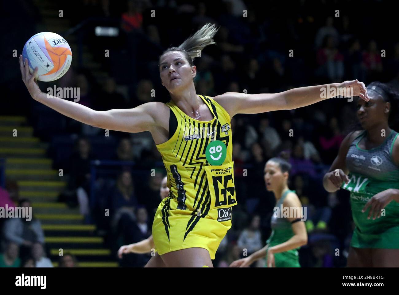 Manchester Thunder's Lenize Potgieter during the Netball Season Opener ...