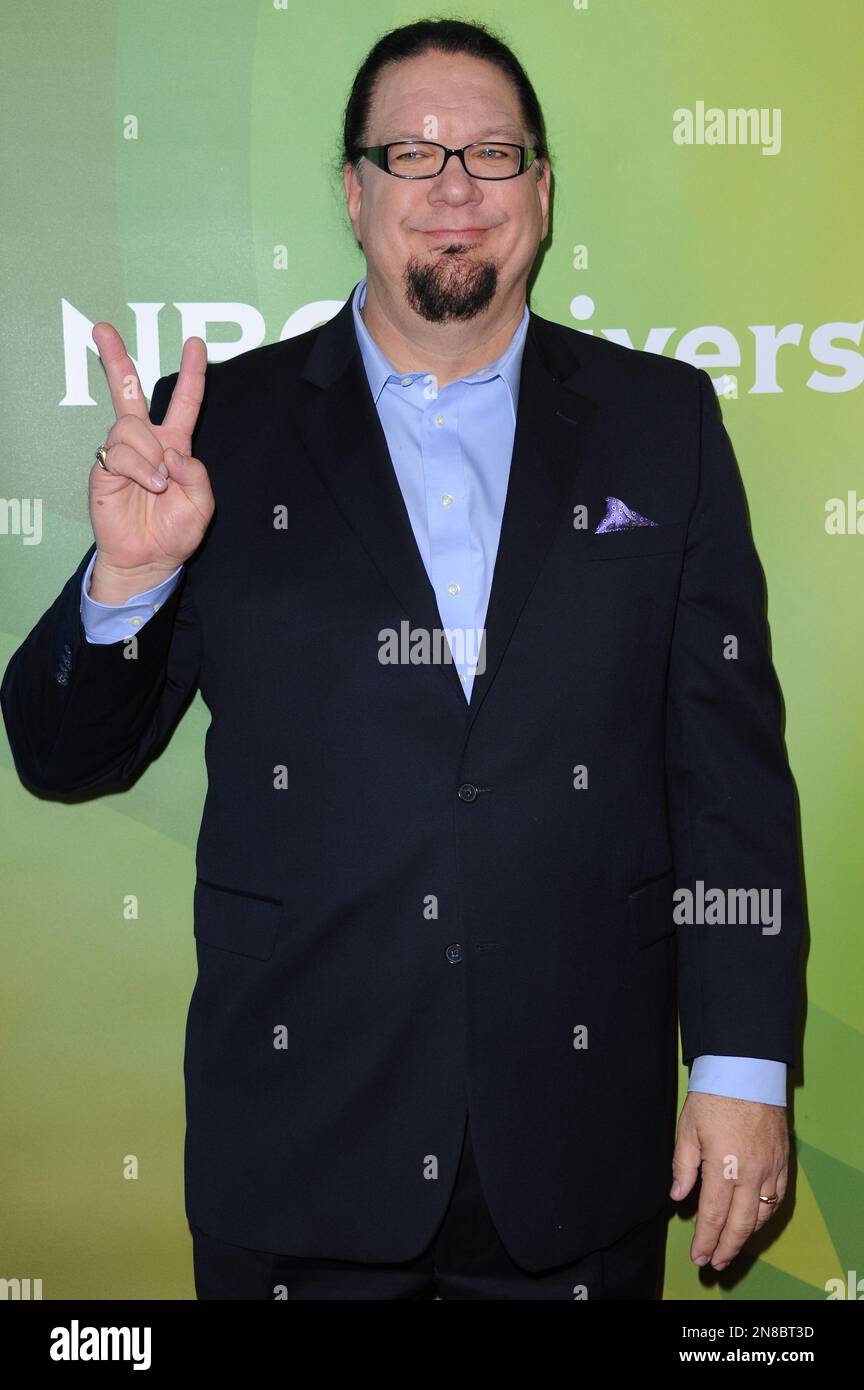 Penn Jillette attends the NBC Universal Winter TCA Tour at the Langham ...