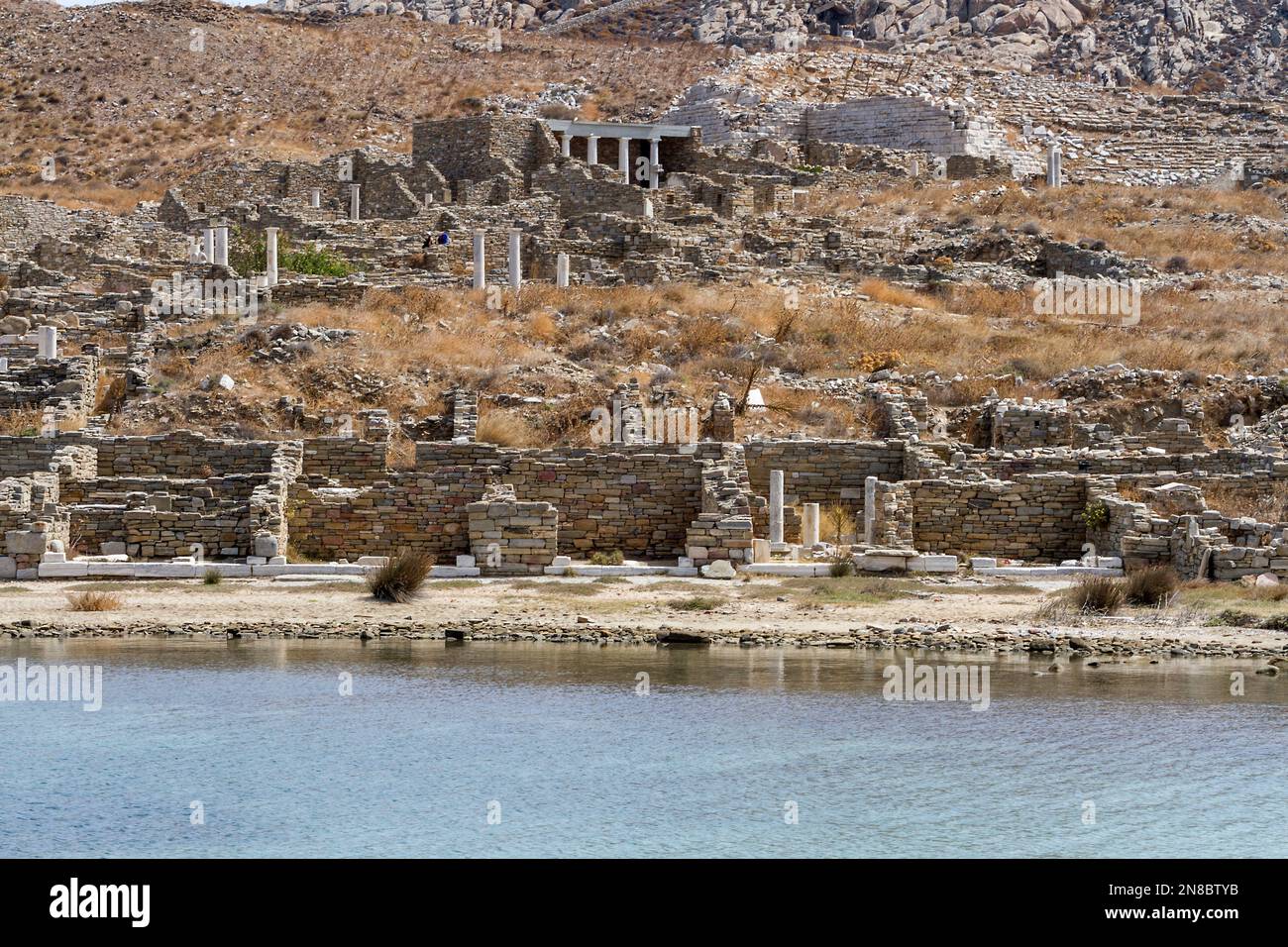 Delos archaeological site and living museum, part of the Mykonos ...