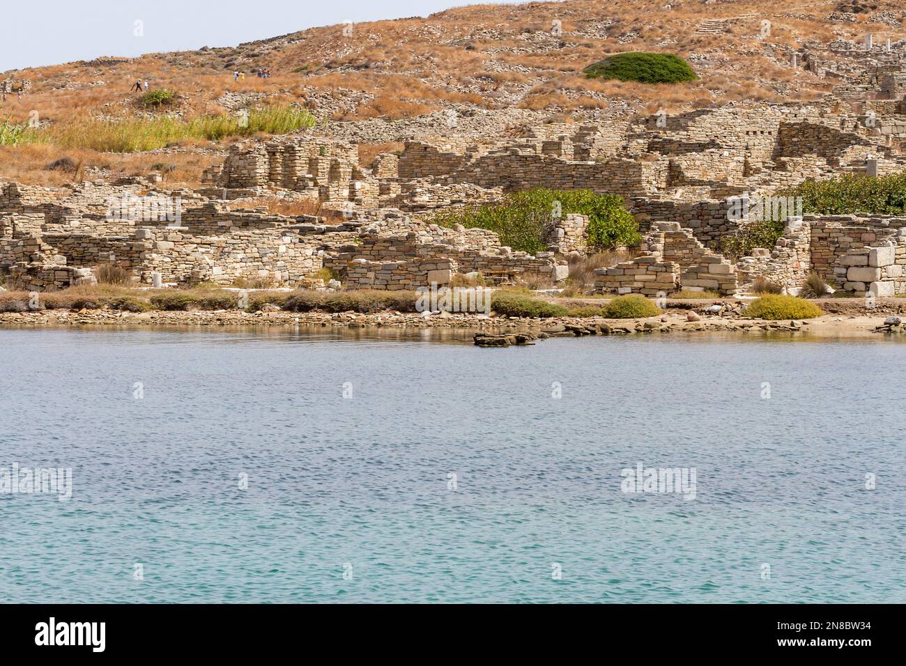 Delos archaeological site and living museum, part of the Mykonos ...
