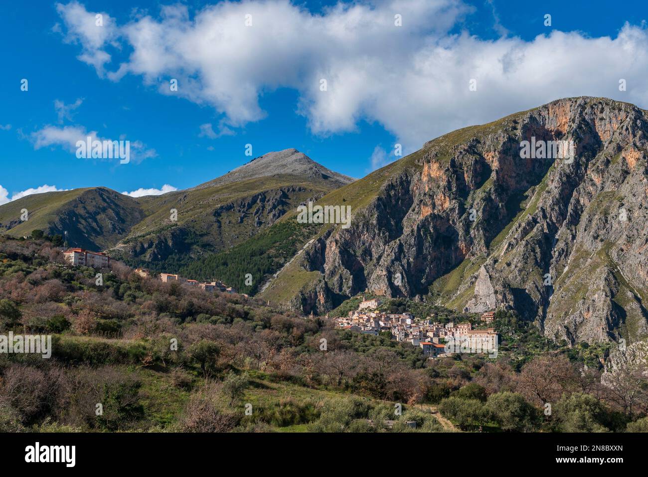 Isnello skyline hi-res stock photography and images - Alamy