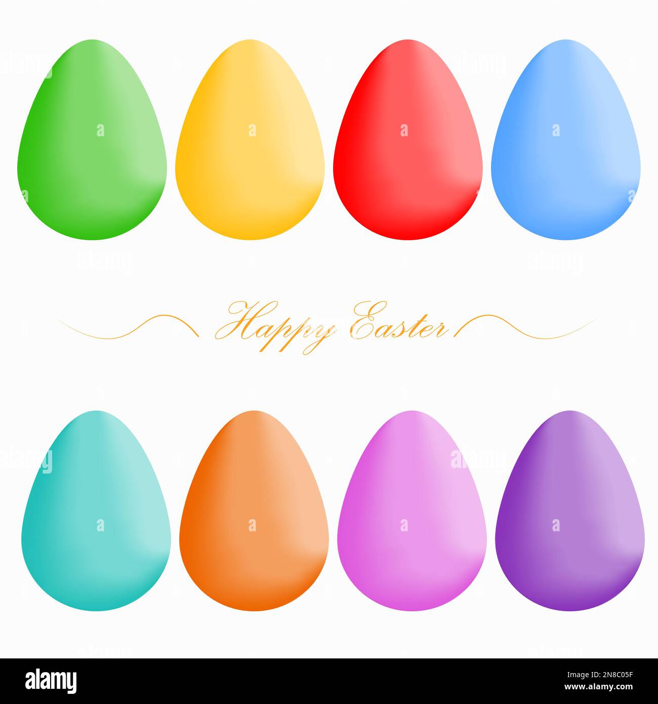 Easter Egg Pile Vector Elements Speckled Isolated Sets Stock Vector Image & Art - Alamy