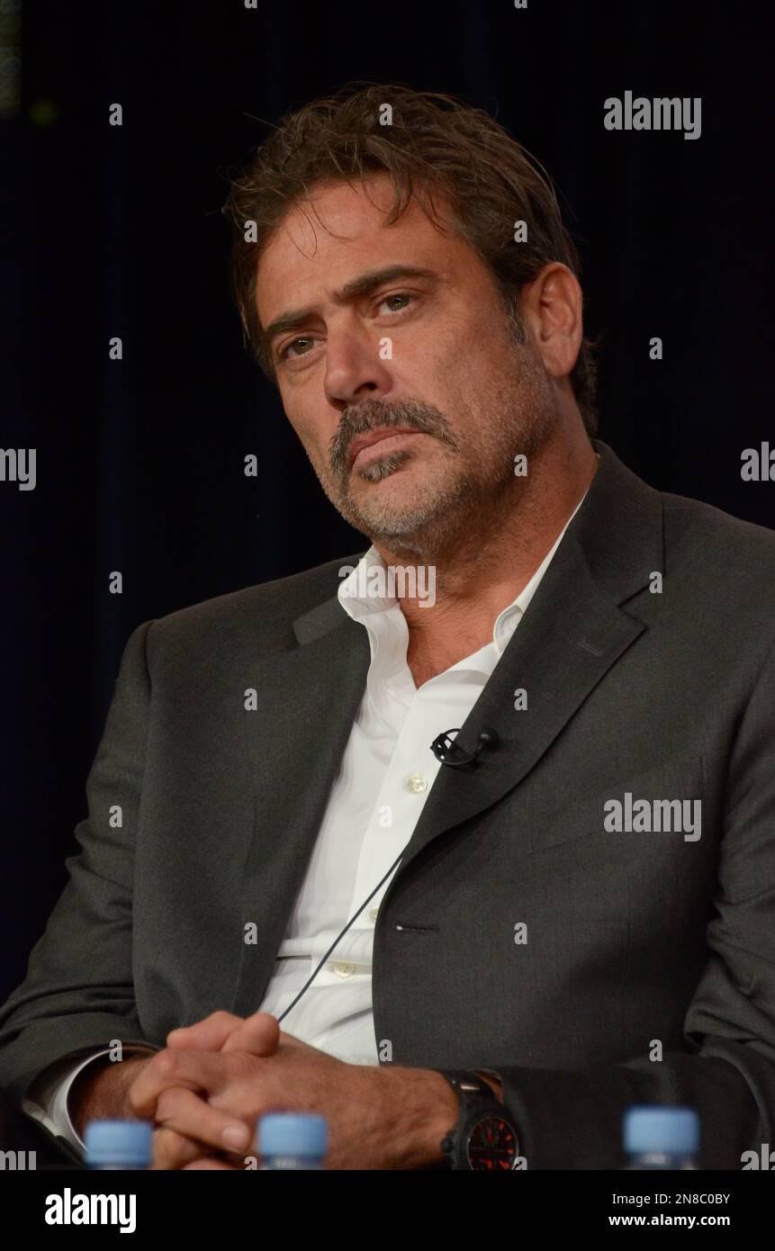 Jeffrey Dean Morgan attends the panel discussion during the Starz ...