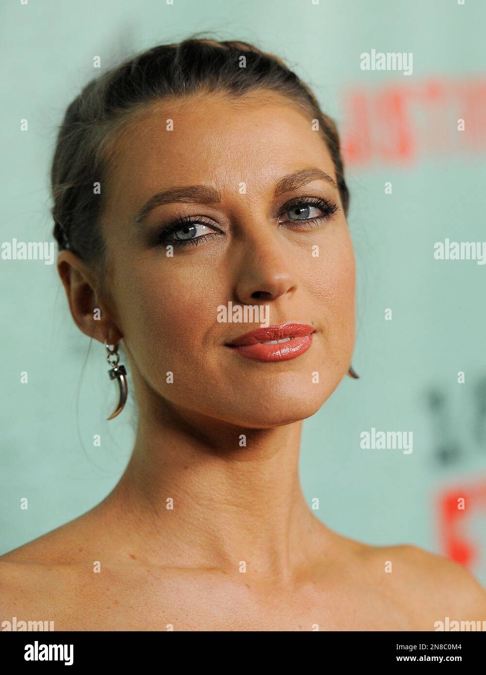 Natalie Zea, a cast member in the FX series "Justified," poses at the ...