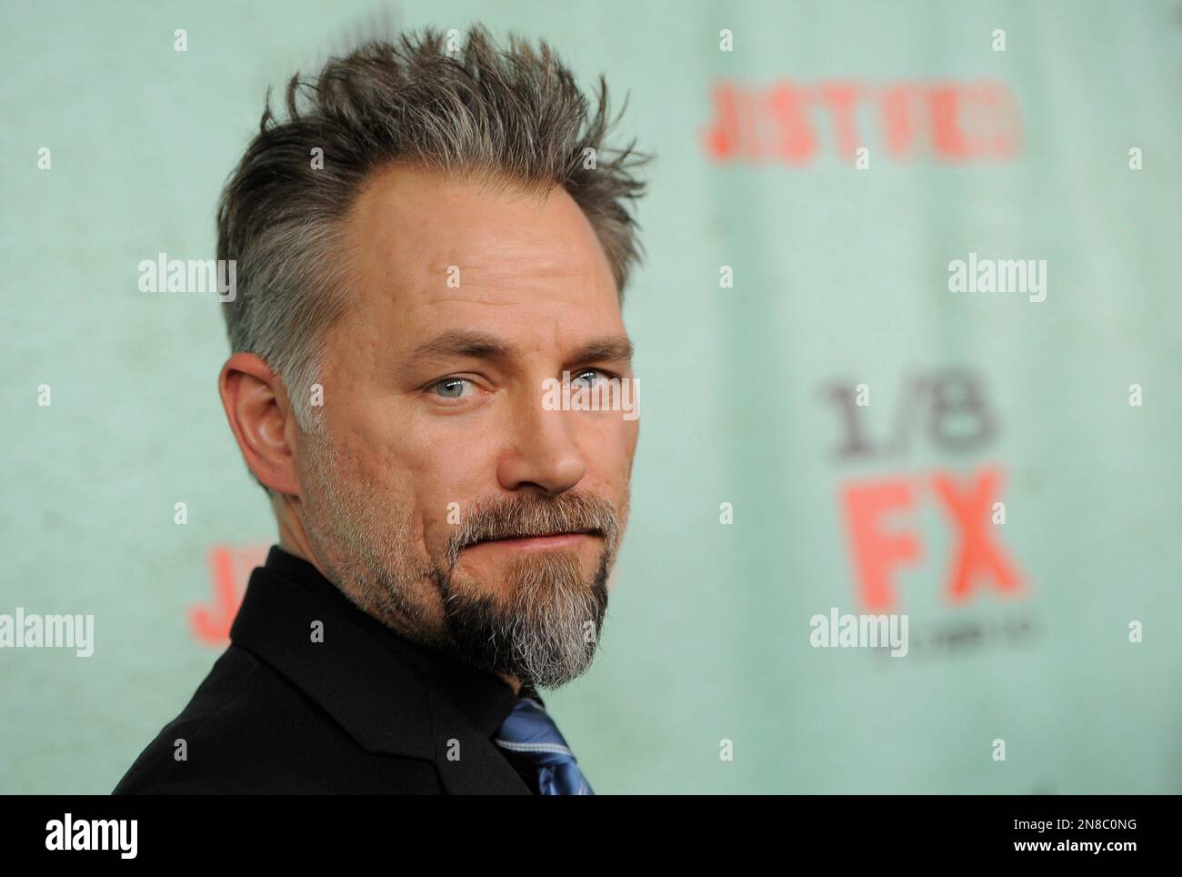 David Meunier, a cast member in the FX series "Justified," poses at the ...