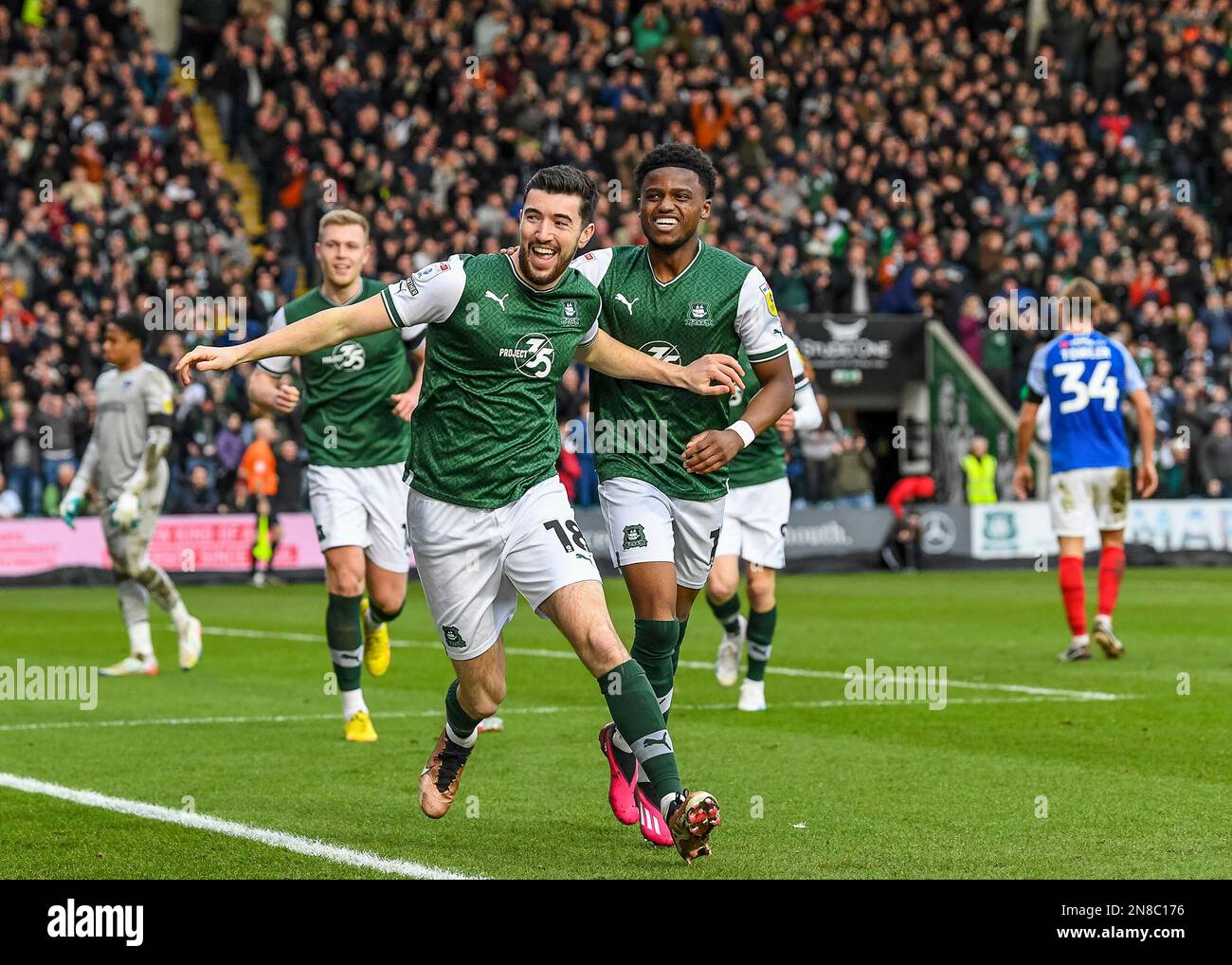 Azaz plymouth goal hi-res stock photography and images - Alamy