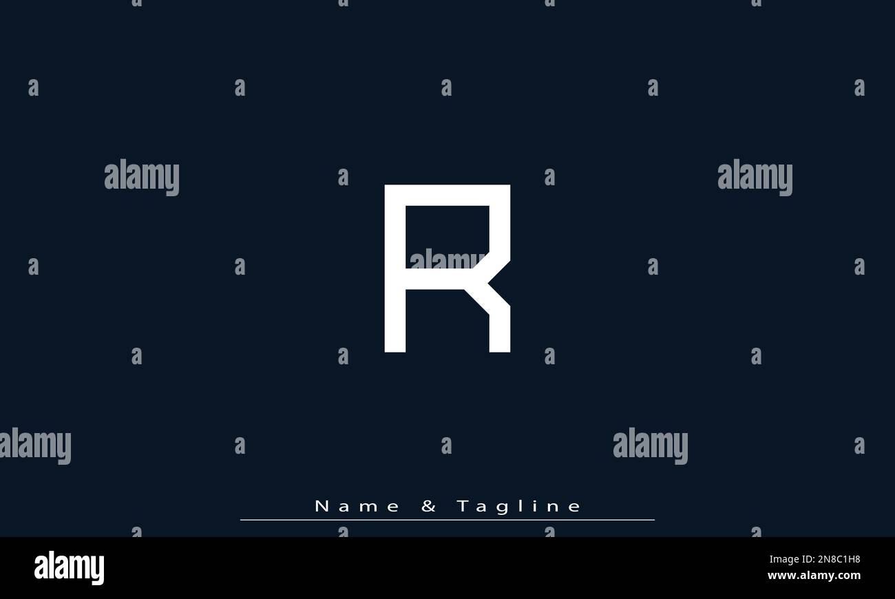 Alphabet letters Initials Monogram logo R Stock Vector Image & Art - Alamy