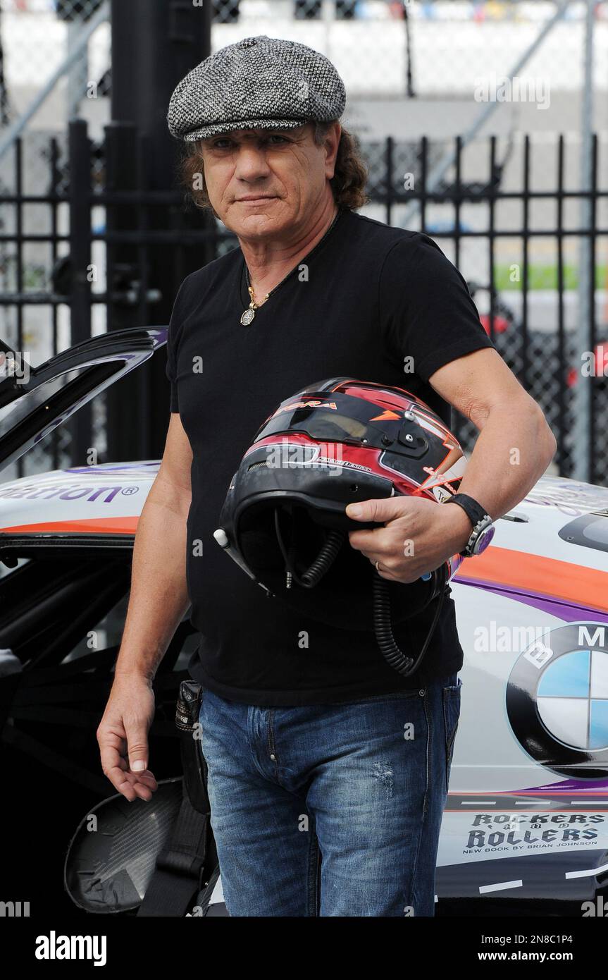 Brian Johnson of AC DC and Fifty Plus Racing announce the "Highway to ...