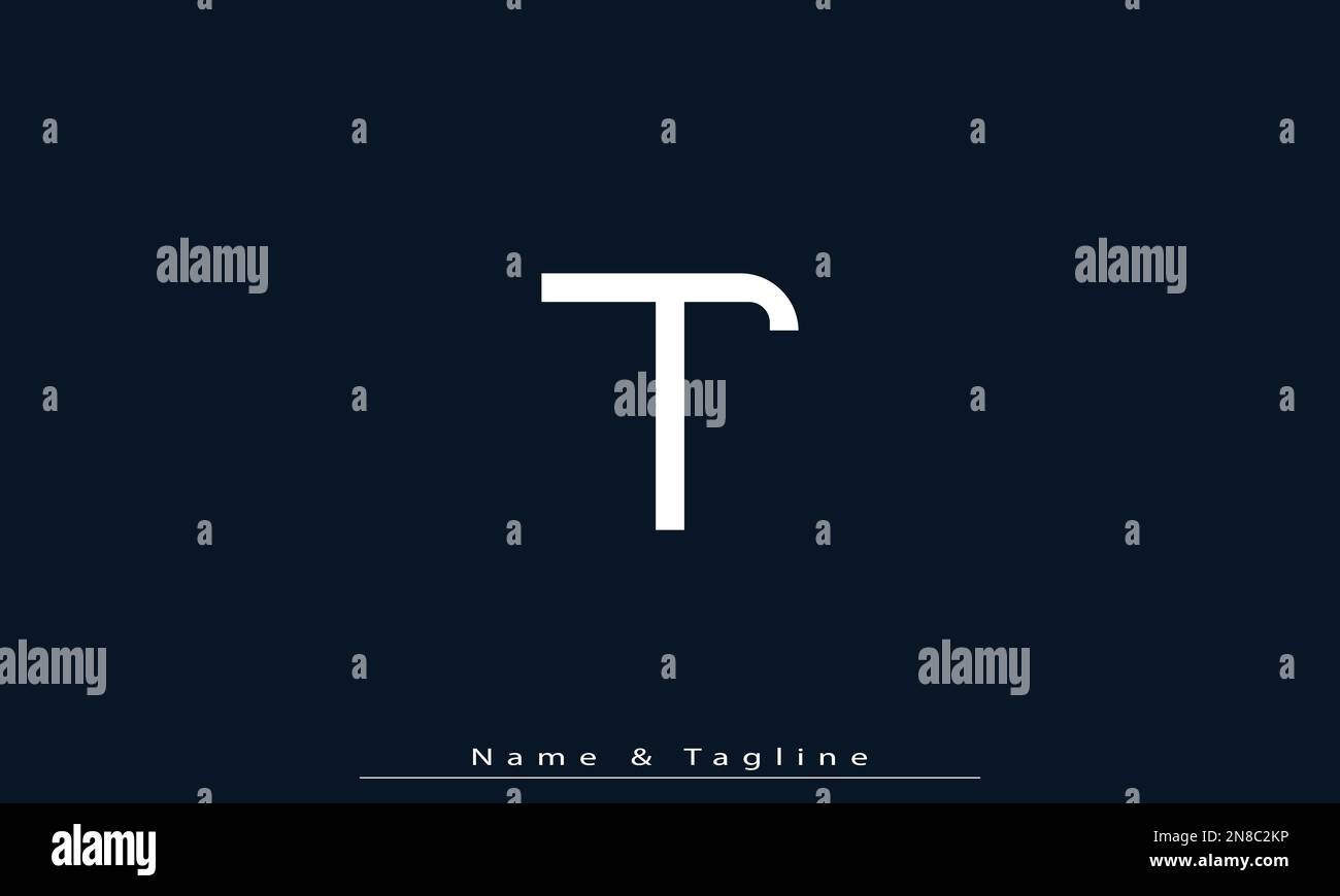 Letter t monogram hi-res stock photography and images - Alamy