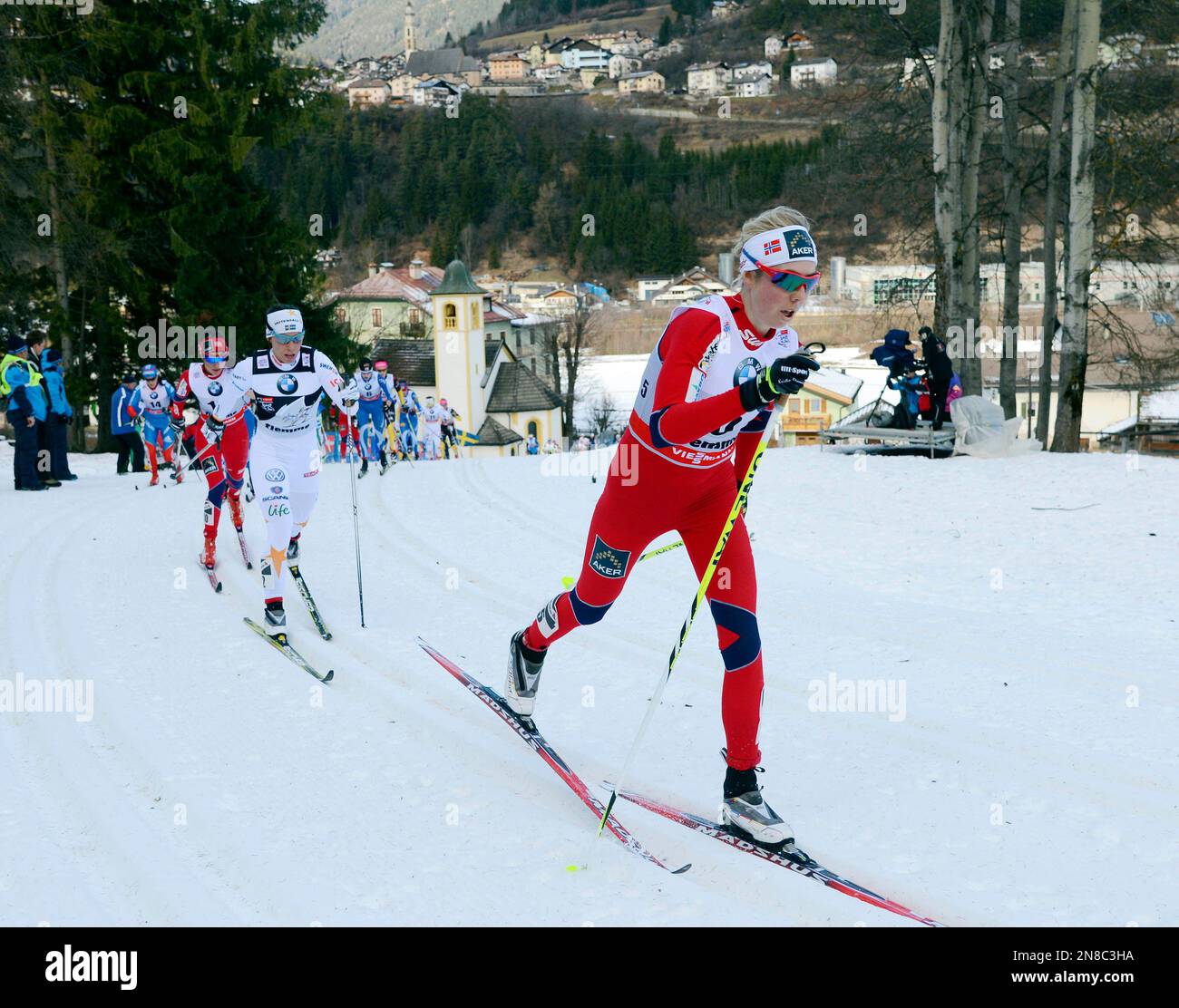 Norway's Kristin Stoermer Steira competes in the women's 10-kilometer ...