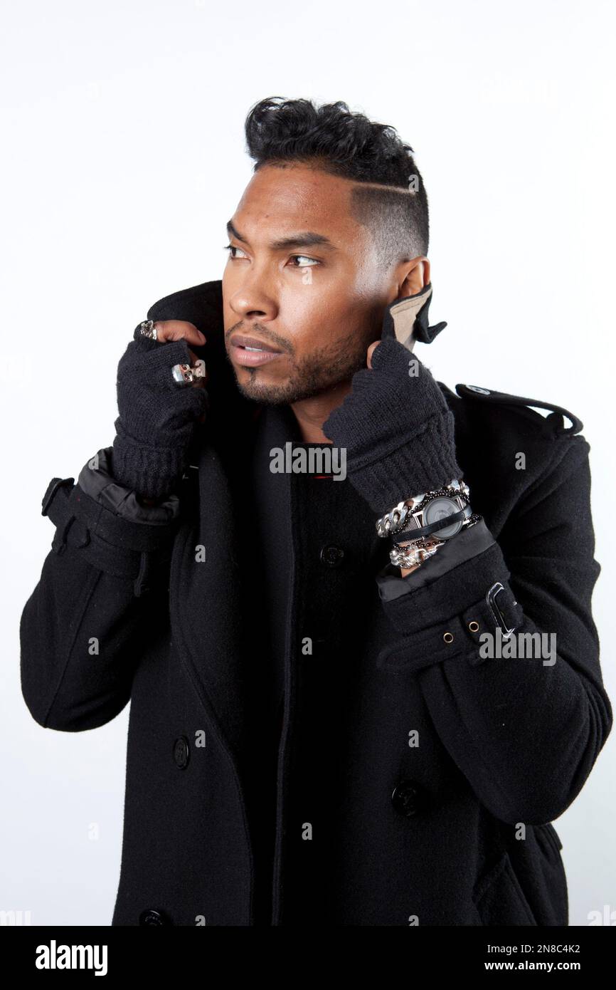 American recording artist, songwriter and producer Miguel poses for a ...